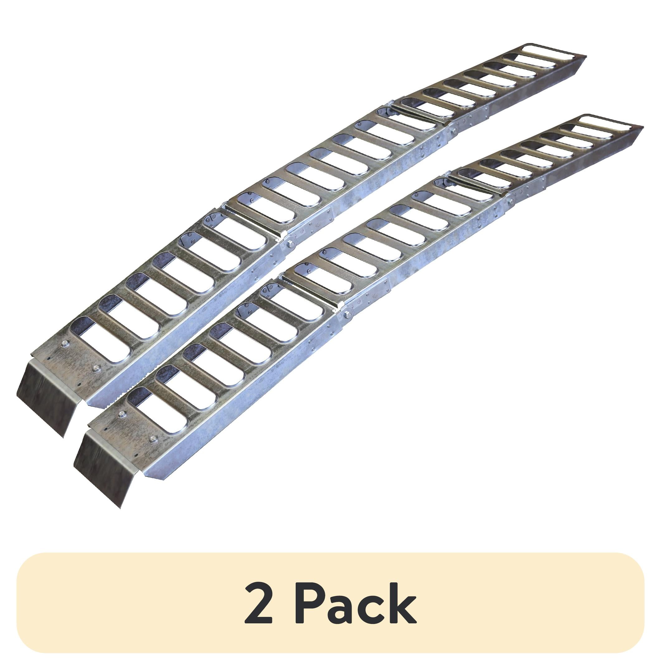 (2 pack) CargoSmart 3079 9in W x 72in L Steel Tri-Fold Loading Ramp ...