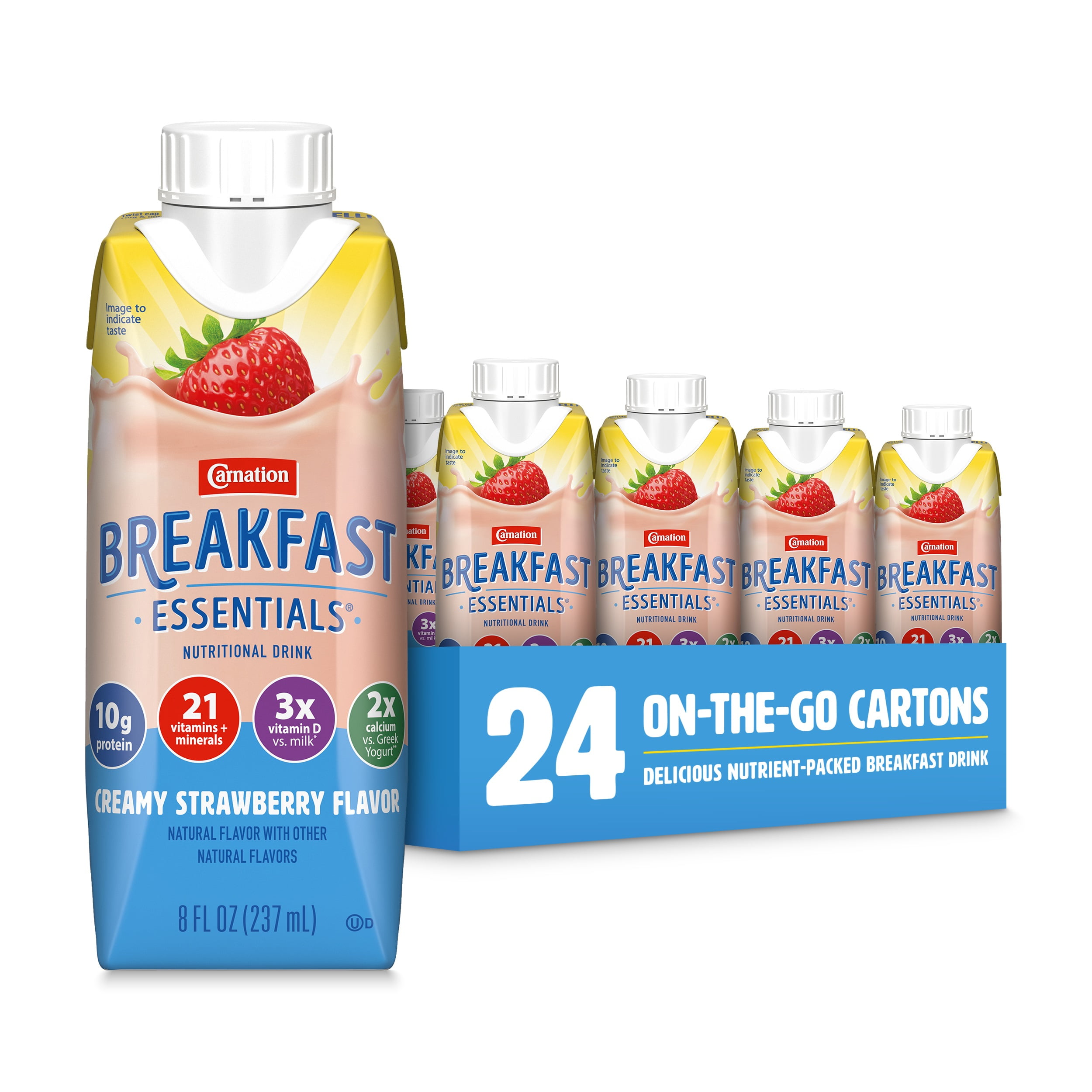 (2 pack) Carnation Breakfast Essentials Nutritional Protein-Packed ...