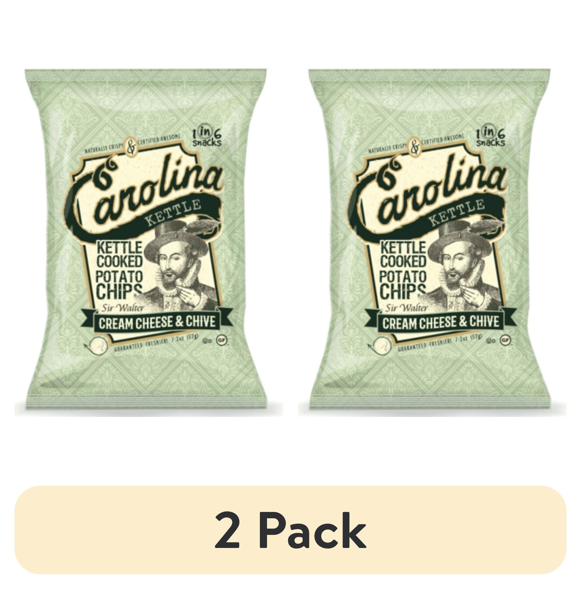 (2 pack) Carolina Kettle Sir Walter Cream Cheese & Chive 5 ounce ...