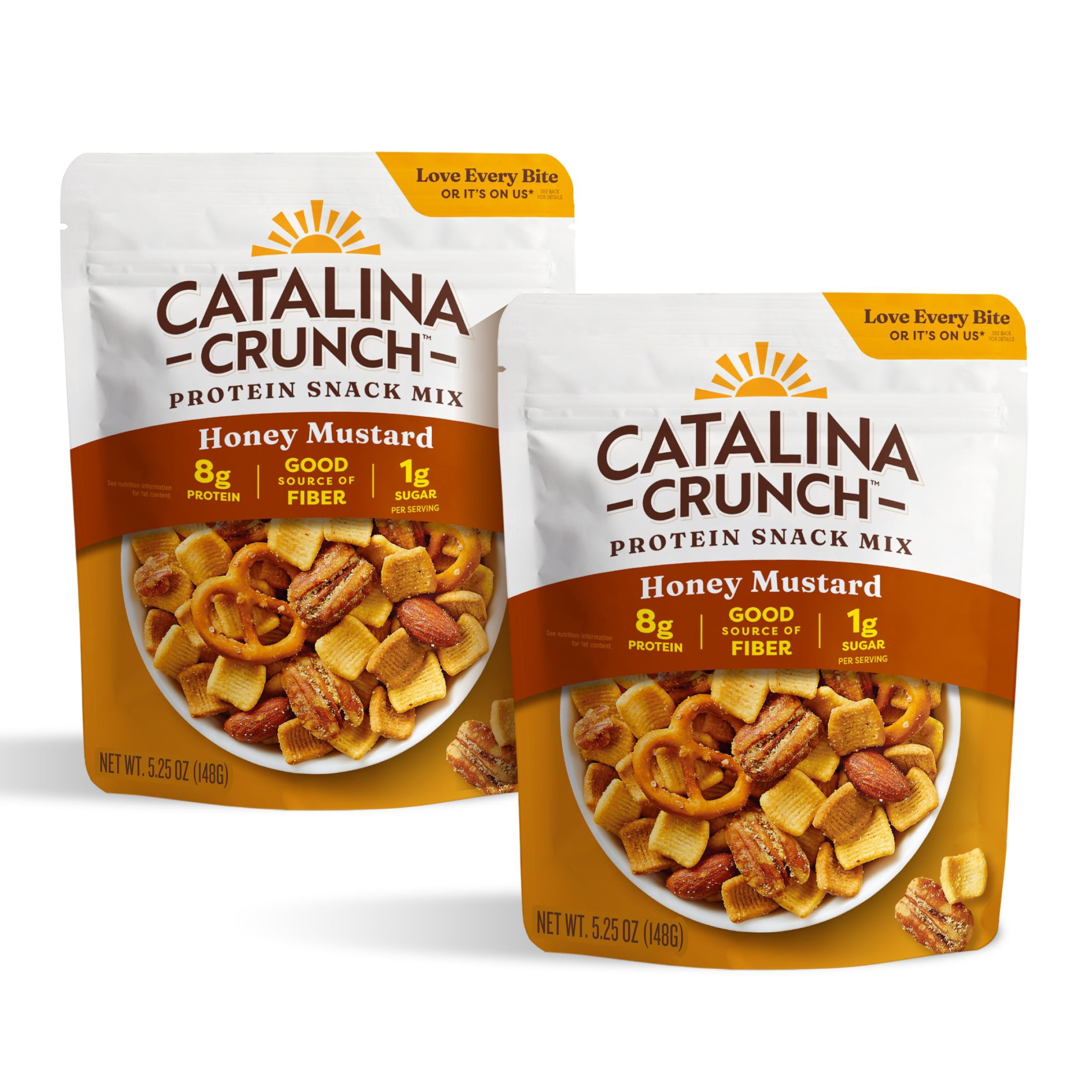 (2 pack) Catalina Crunch Protein Snack Mix Honey Mustard, 5.25 oz ...