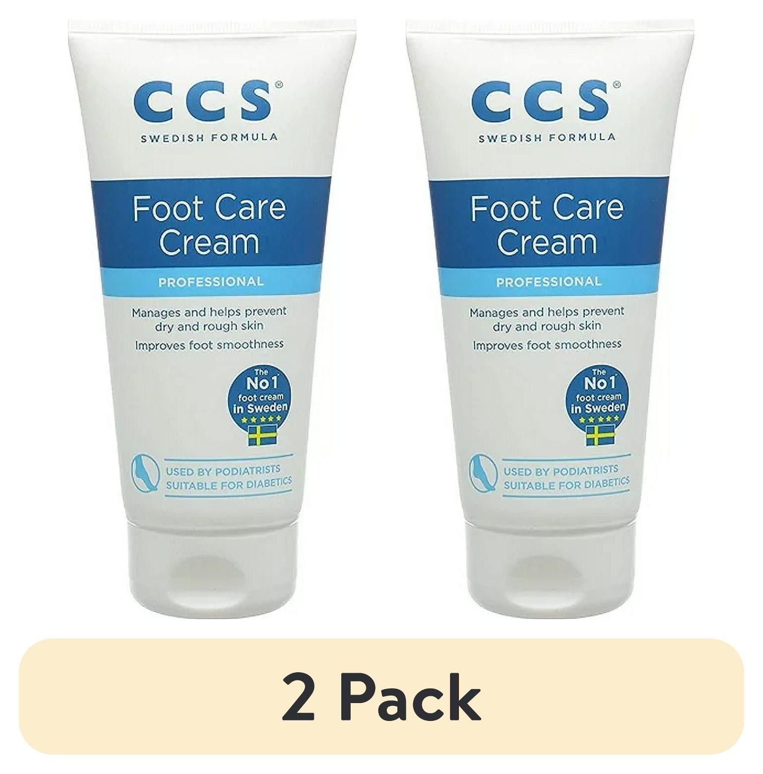 (2 pack) Ccs Foot Care Cream Tube 175ml - Manage and Helps Prevent Dry & Rough Skin - Walmart.com