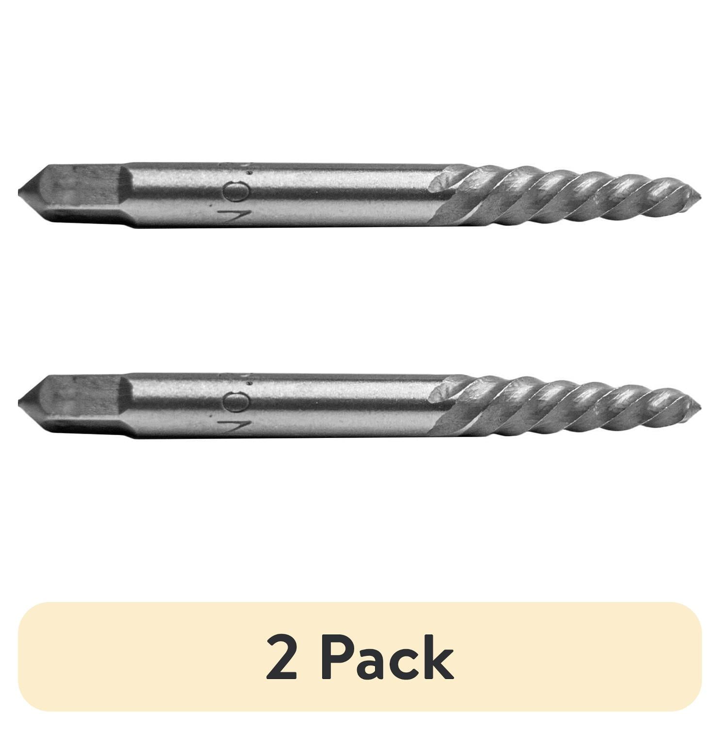 (2 pack) Century Drill & Tool Spiral Flute Screw Extractor Drill BIt, 4 ...