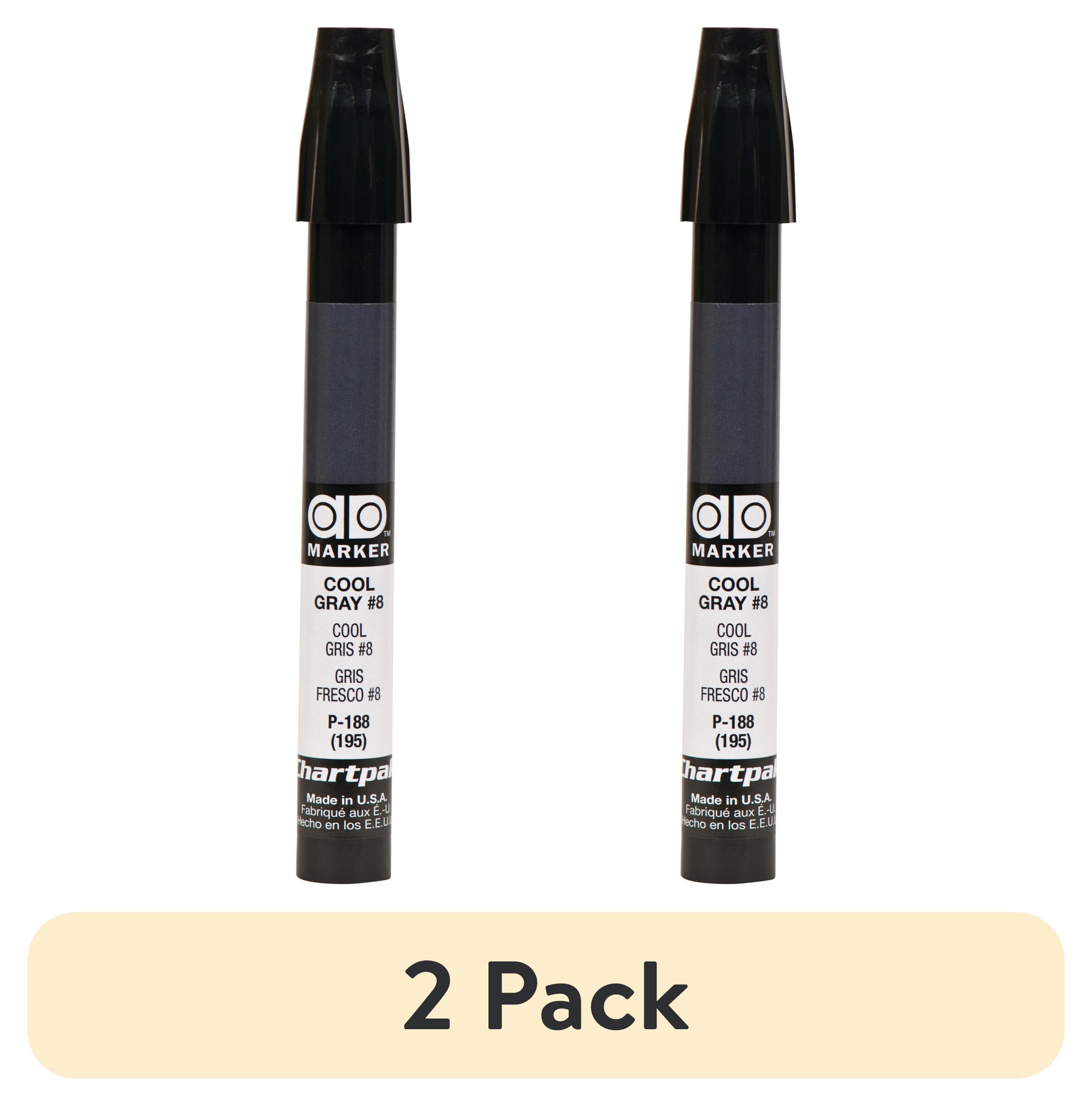 (2 pack) Chartpak Ad Marker, Cool Gray 8 - Walmart.com