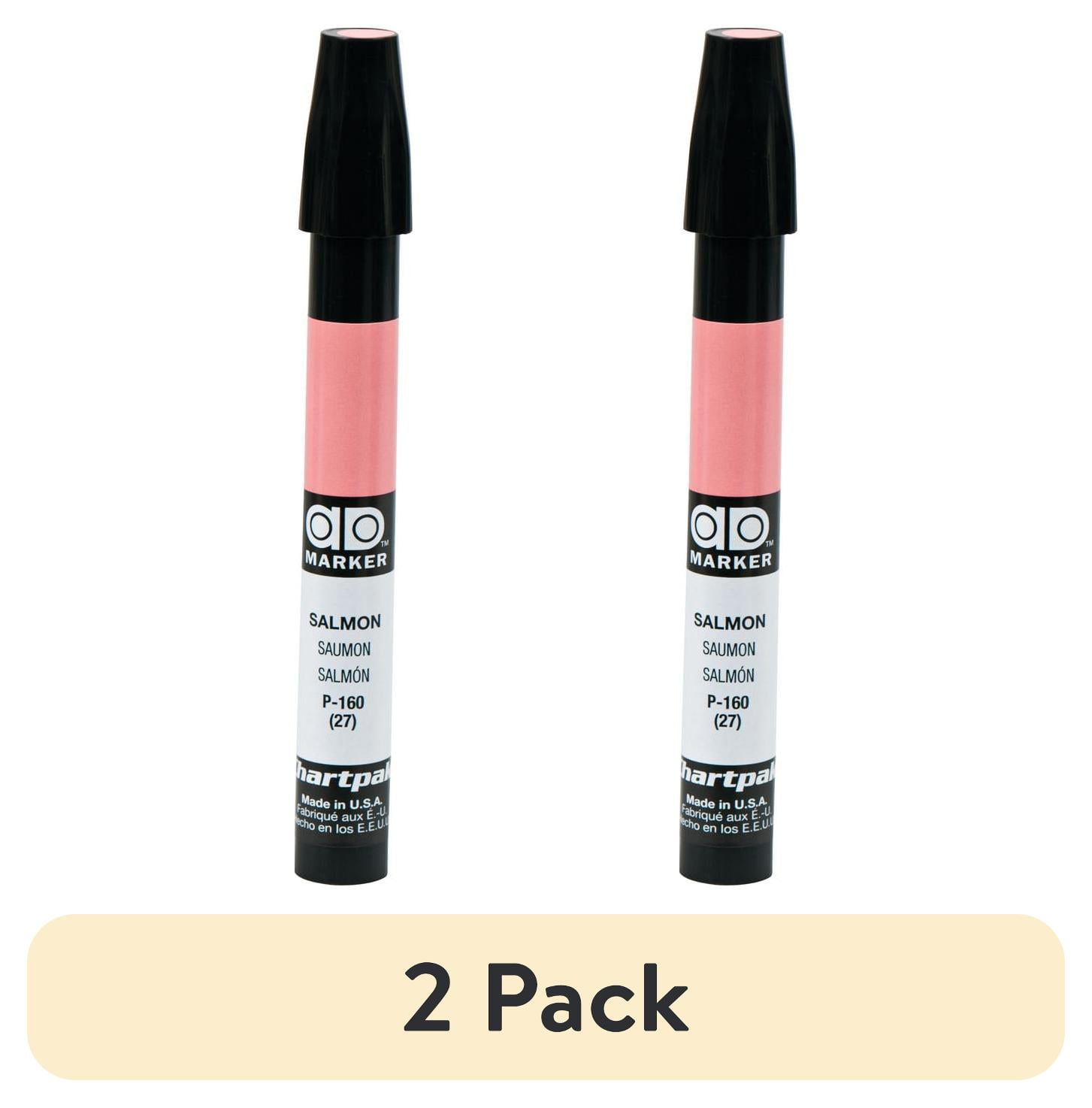 (2 pack) Chartpak Ad Marker, Salmon - Walmart Business Supplies