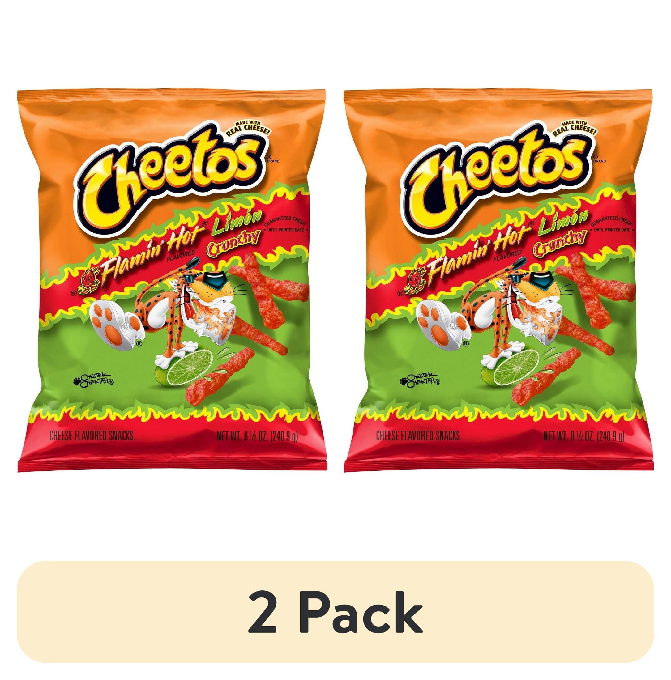 (2 pack) Cheetos Cheetos Crunchy Cheese Flavored Snacks Flamin' Hot ...