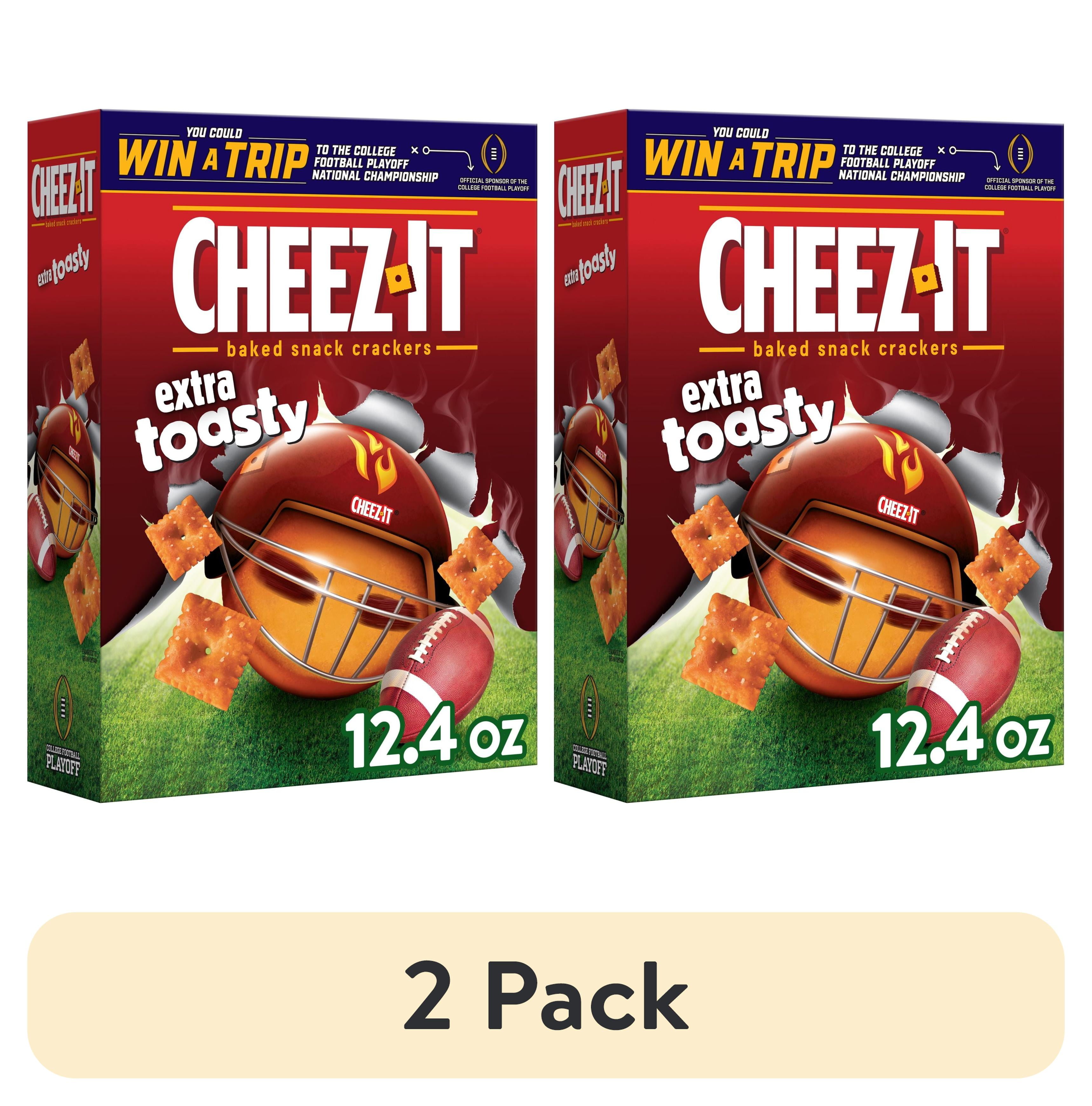 (2 pack) Cheez-It Extra Toasty Cheese Crackers, Baked Snack Crackers ...