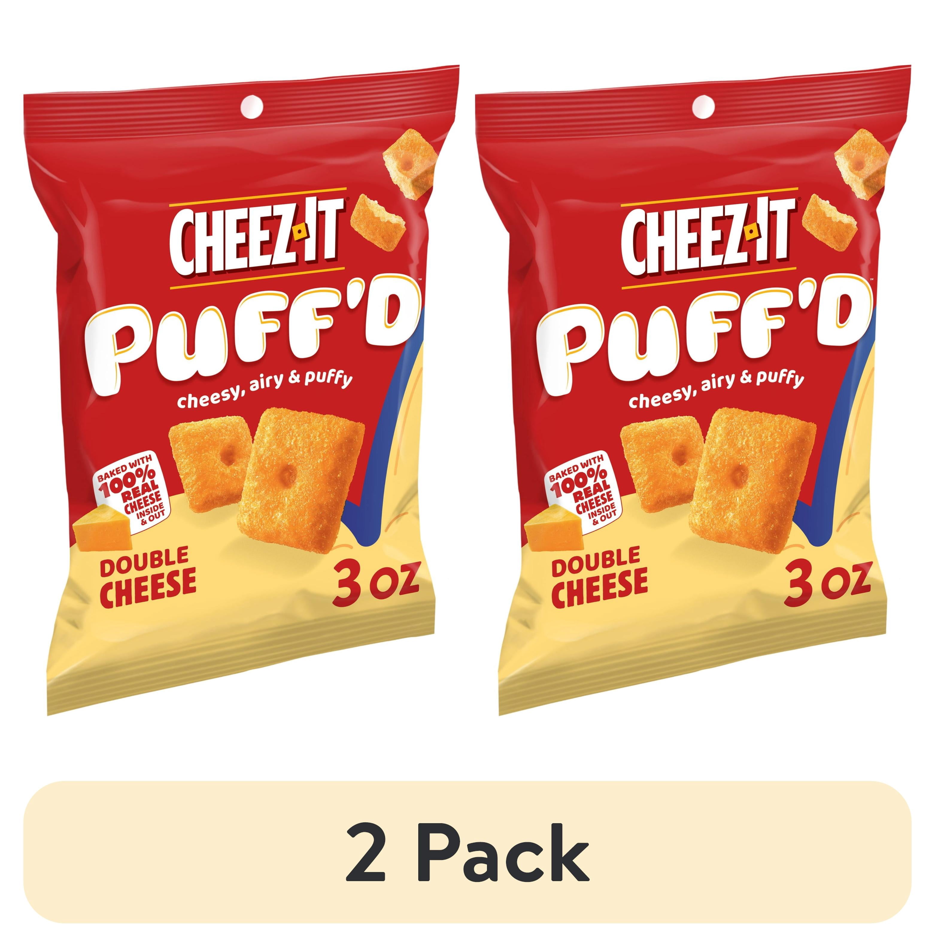 (2 pack) Cheez-It Puff'd Double Cheese Cheesy Baked Snacks, Puffed ...