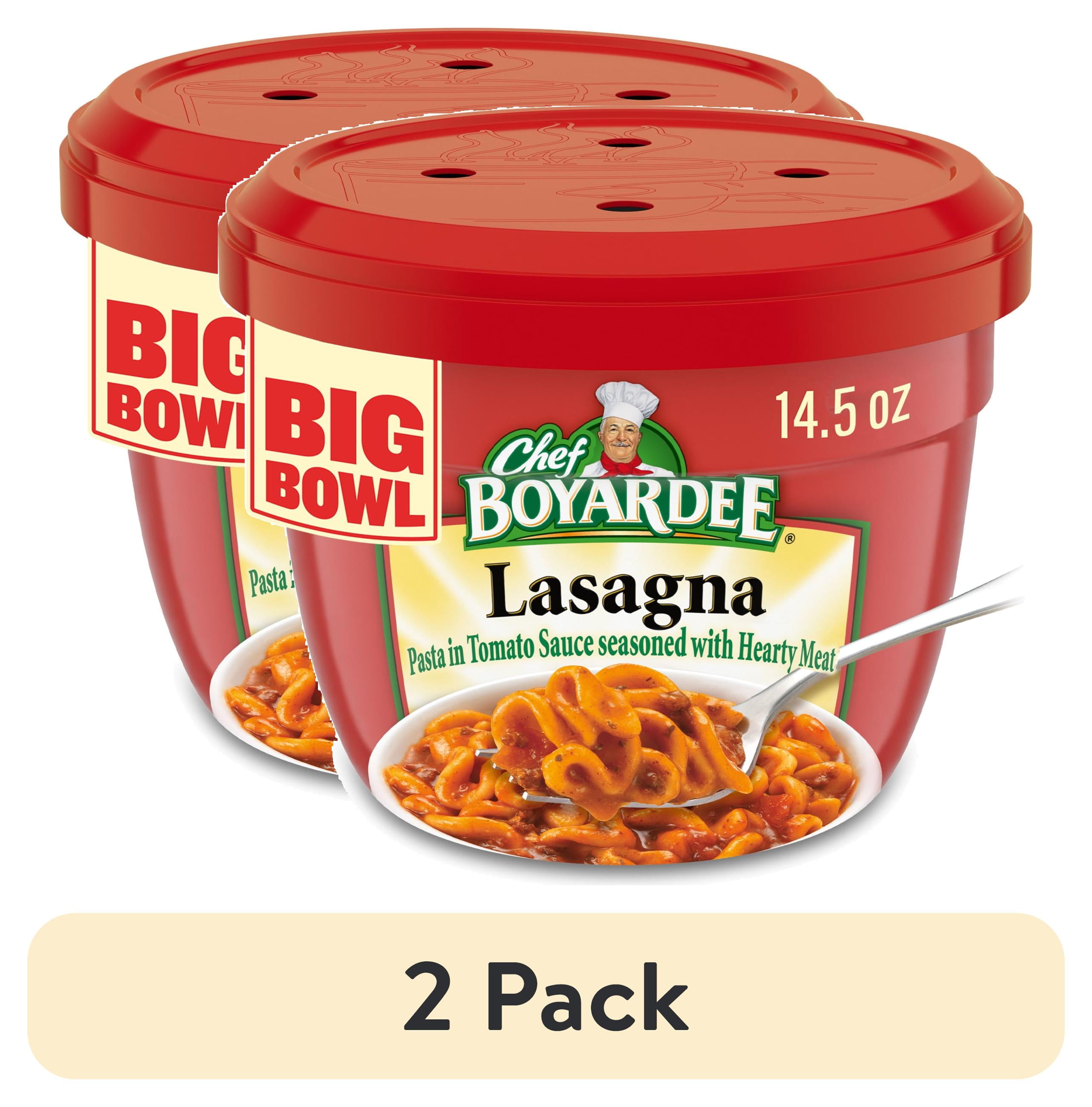 (2 pack) Chef Boyardee Lasagna in Chunky Tomato Sauce Seasoned with ...