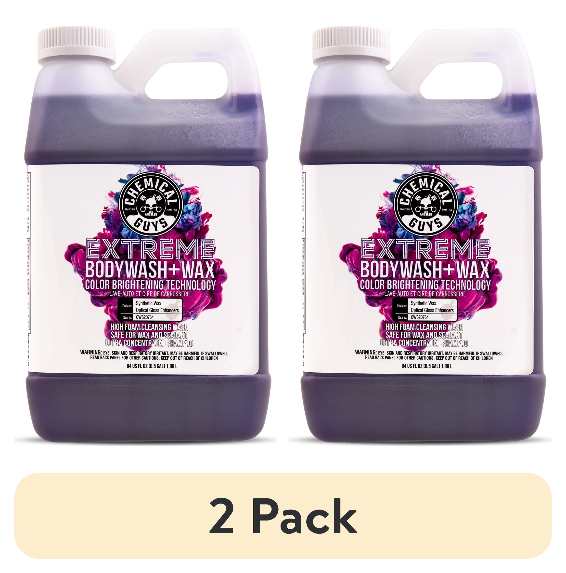 (2 pack) Chemical Guys CWS20764 Extreme Bodywash & Wax Foaming Car Wash ...