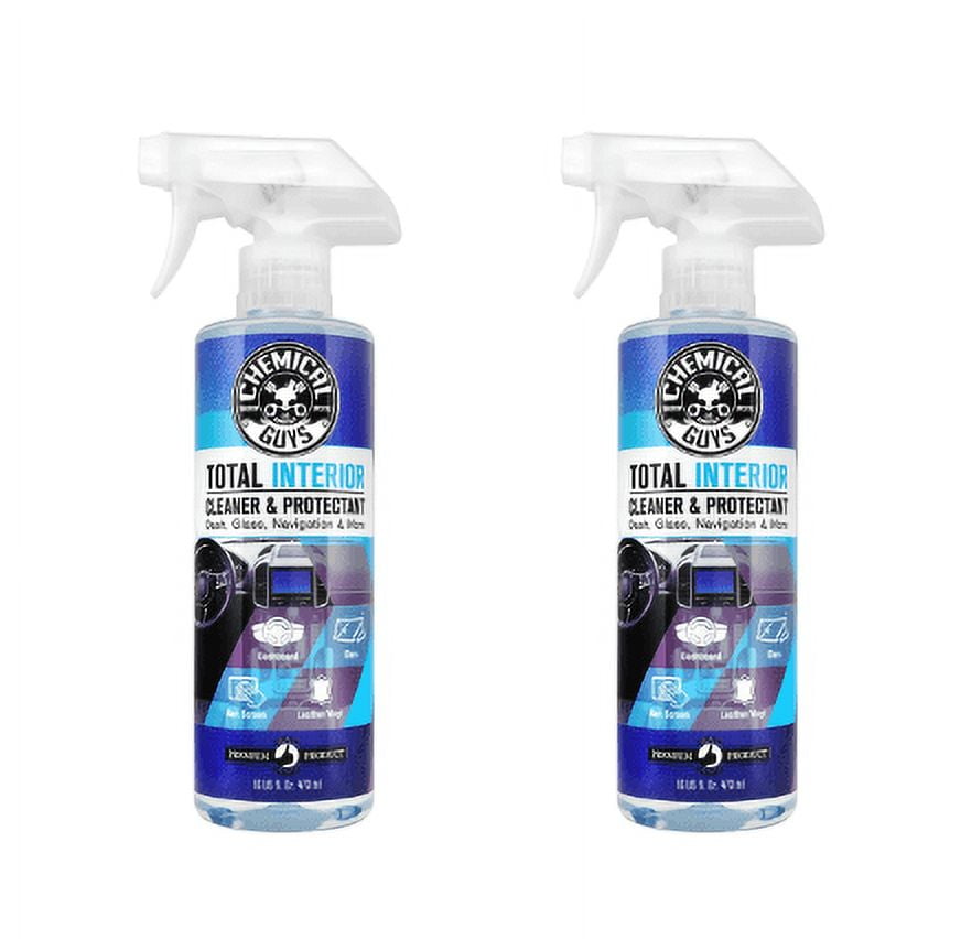 (2 pack) Chemical Guys Total Interior Cleaner & Protectant Spray, 16oz ...