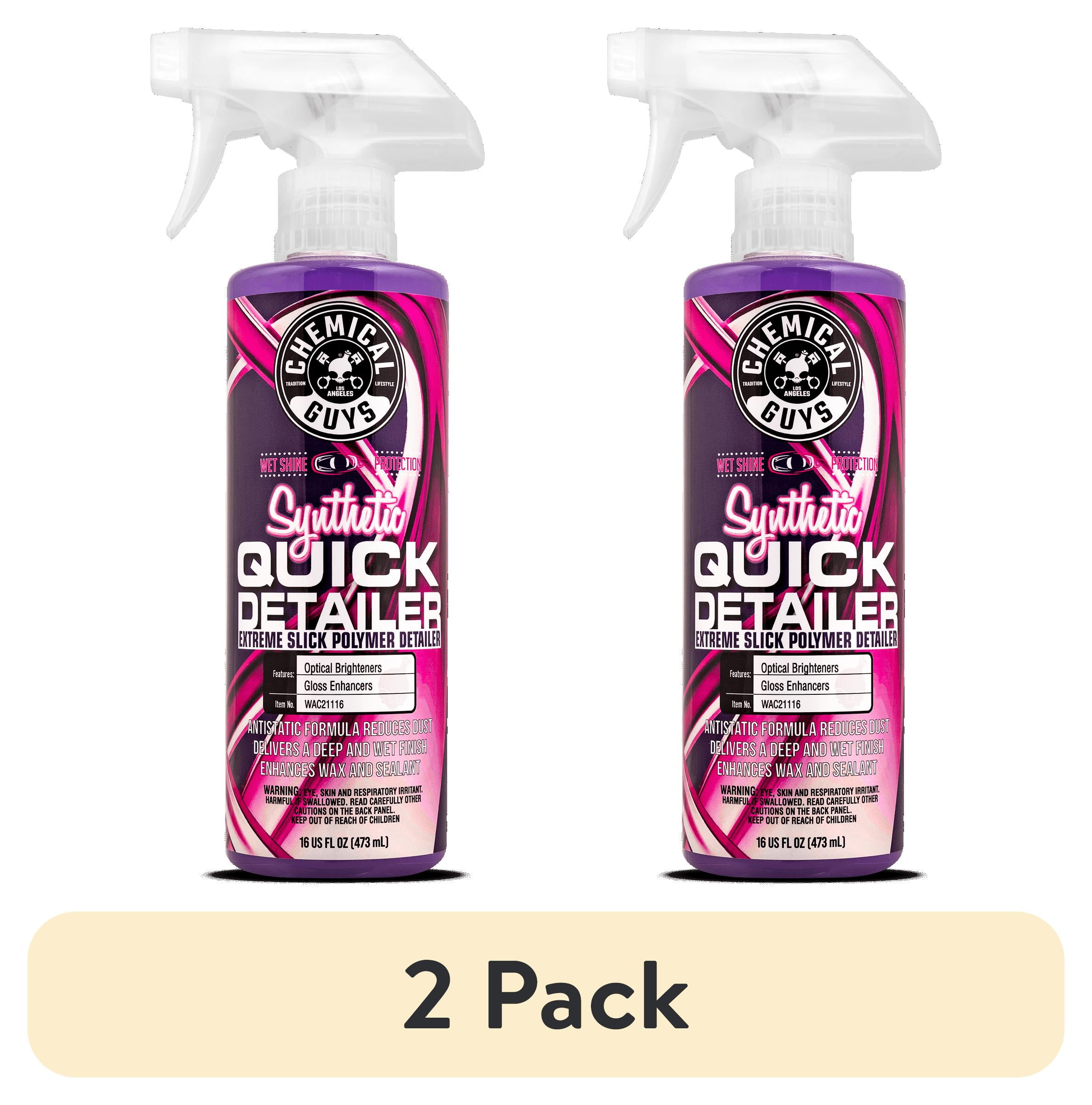 (2 pack) Chemical Guys WAC21116 Synthetic Quick Detailer, 16oz ...