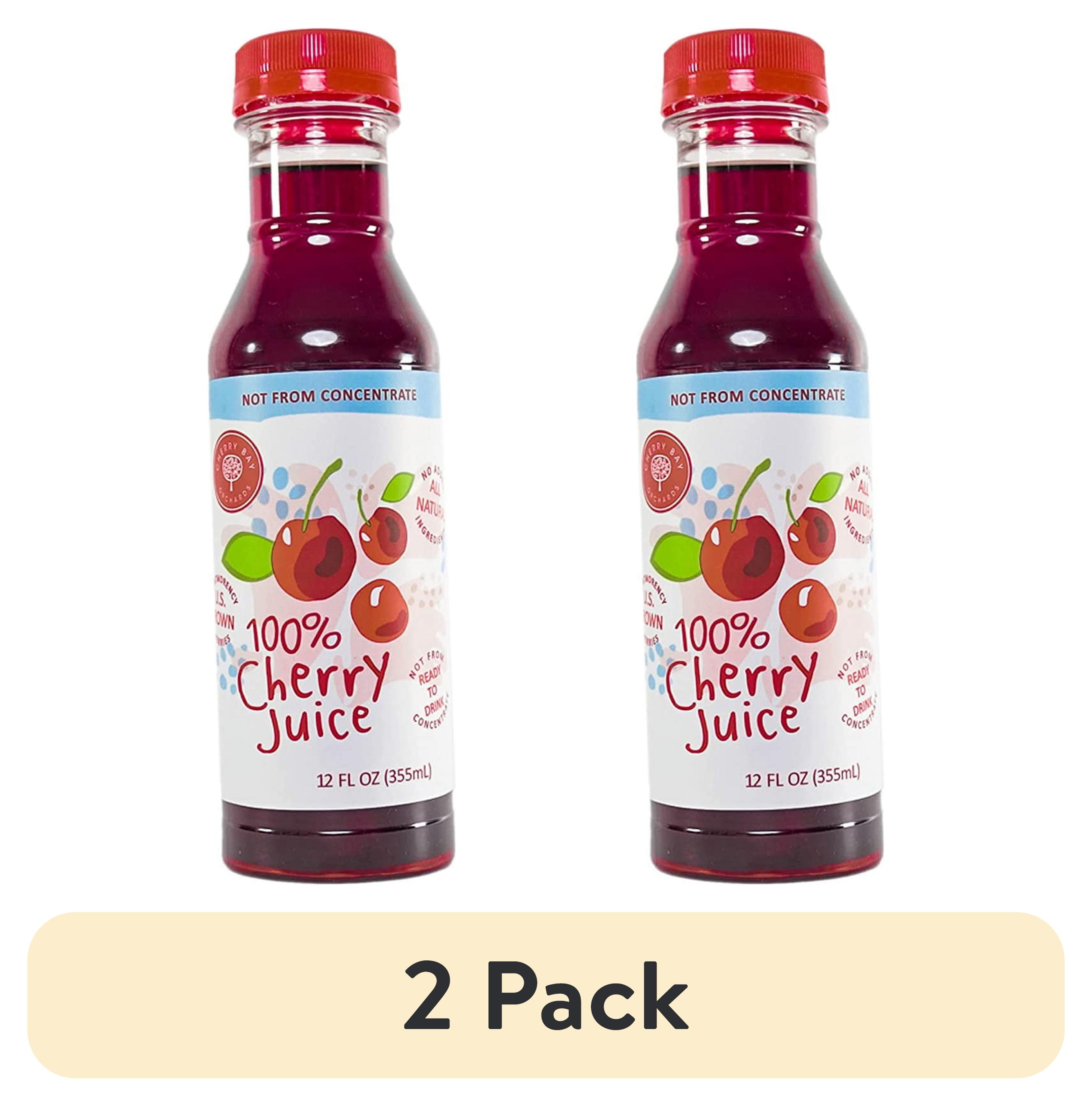 (2 pack) Cherry Bay Orchards Montmorency Tart Cherry Juice - 12 oz ...