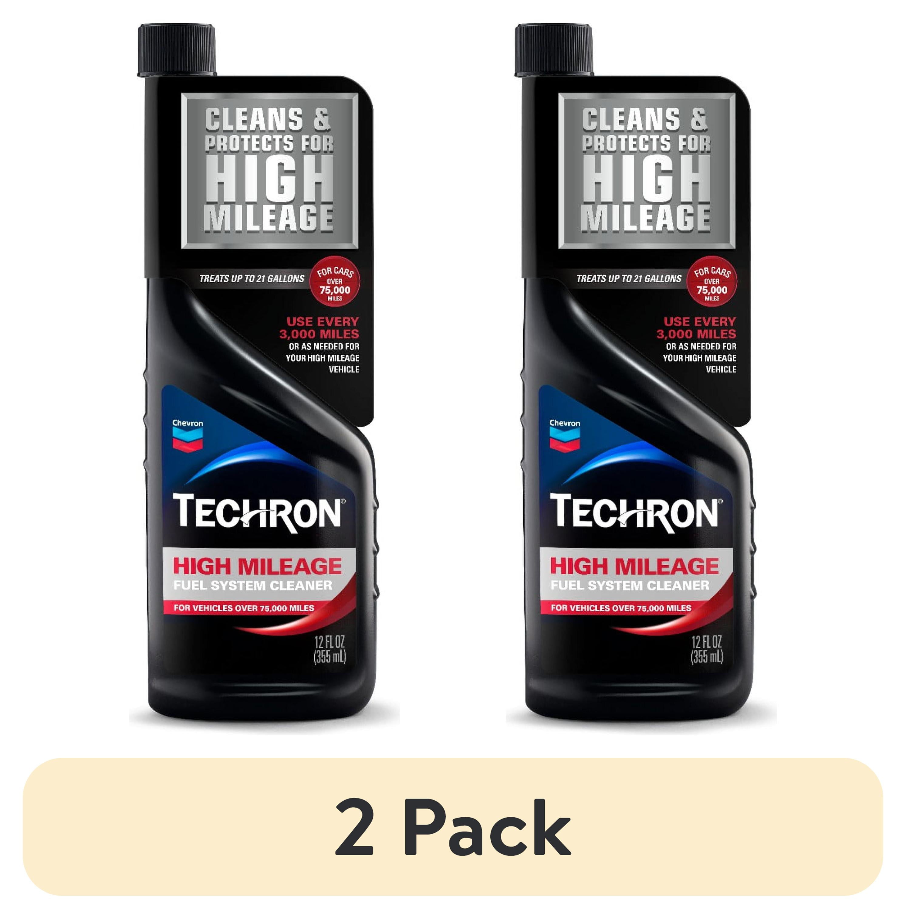 (2 pack) Chevron Techron High Mileage Fuel System Cleaner, 12 oz - Walmart.com