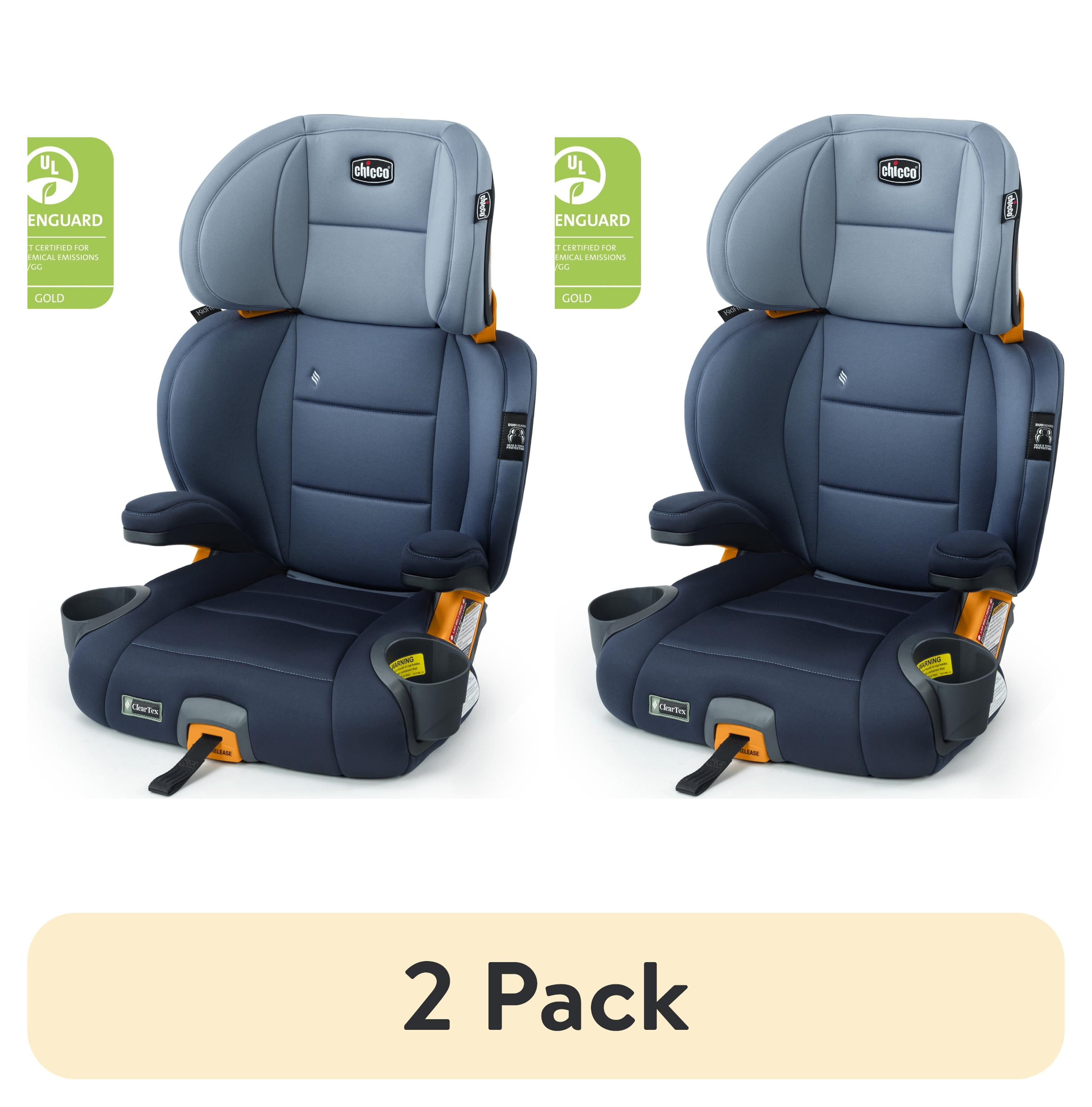 (2 pack) Chicco KidFit ClearTex Plus 2-in-1 Belt Positioning Booster ...