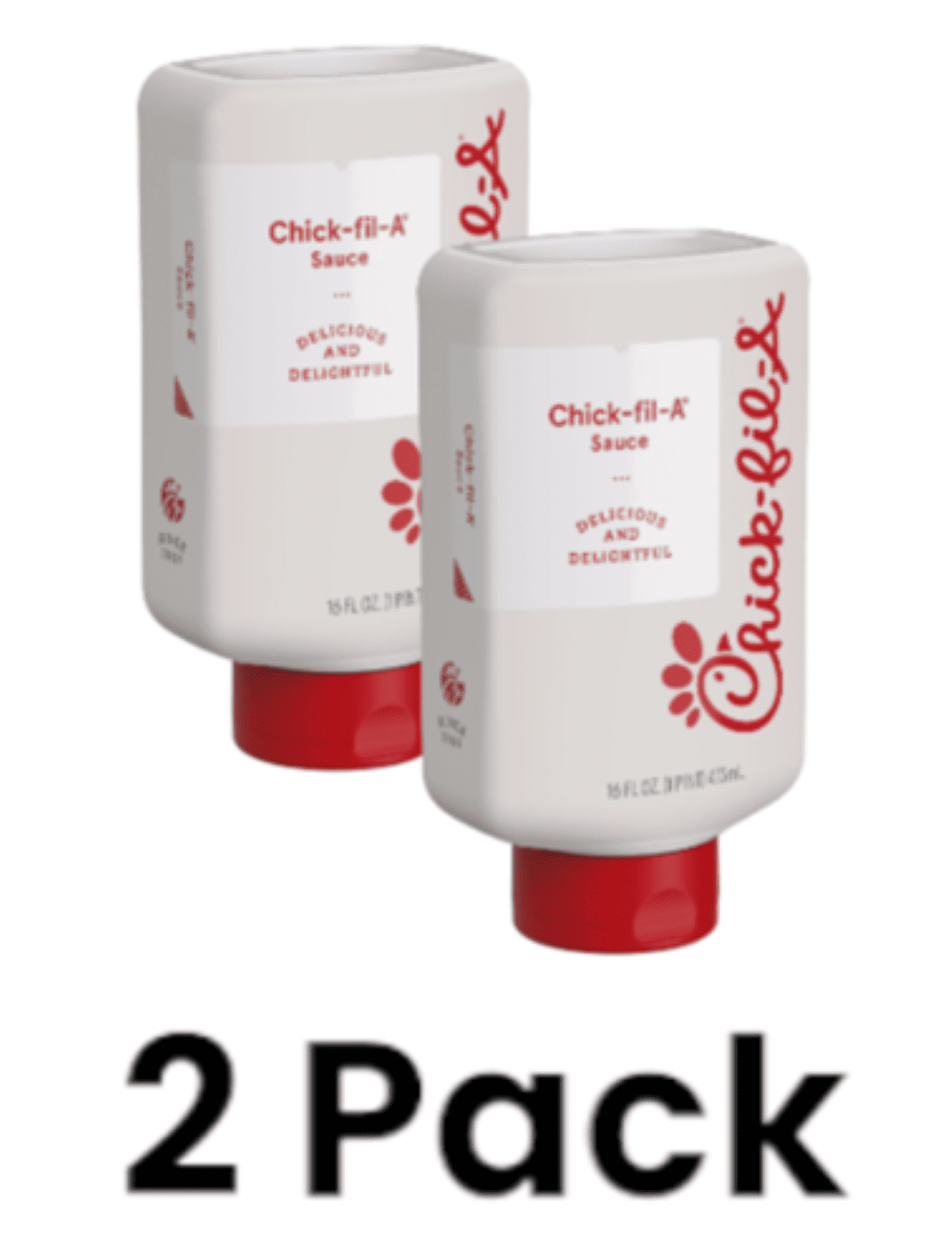 (2 pack) Chick-fil-A Dipping Sauce, 16 fl oz Squeeze Bottle - Walmart.com