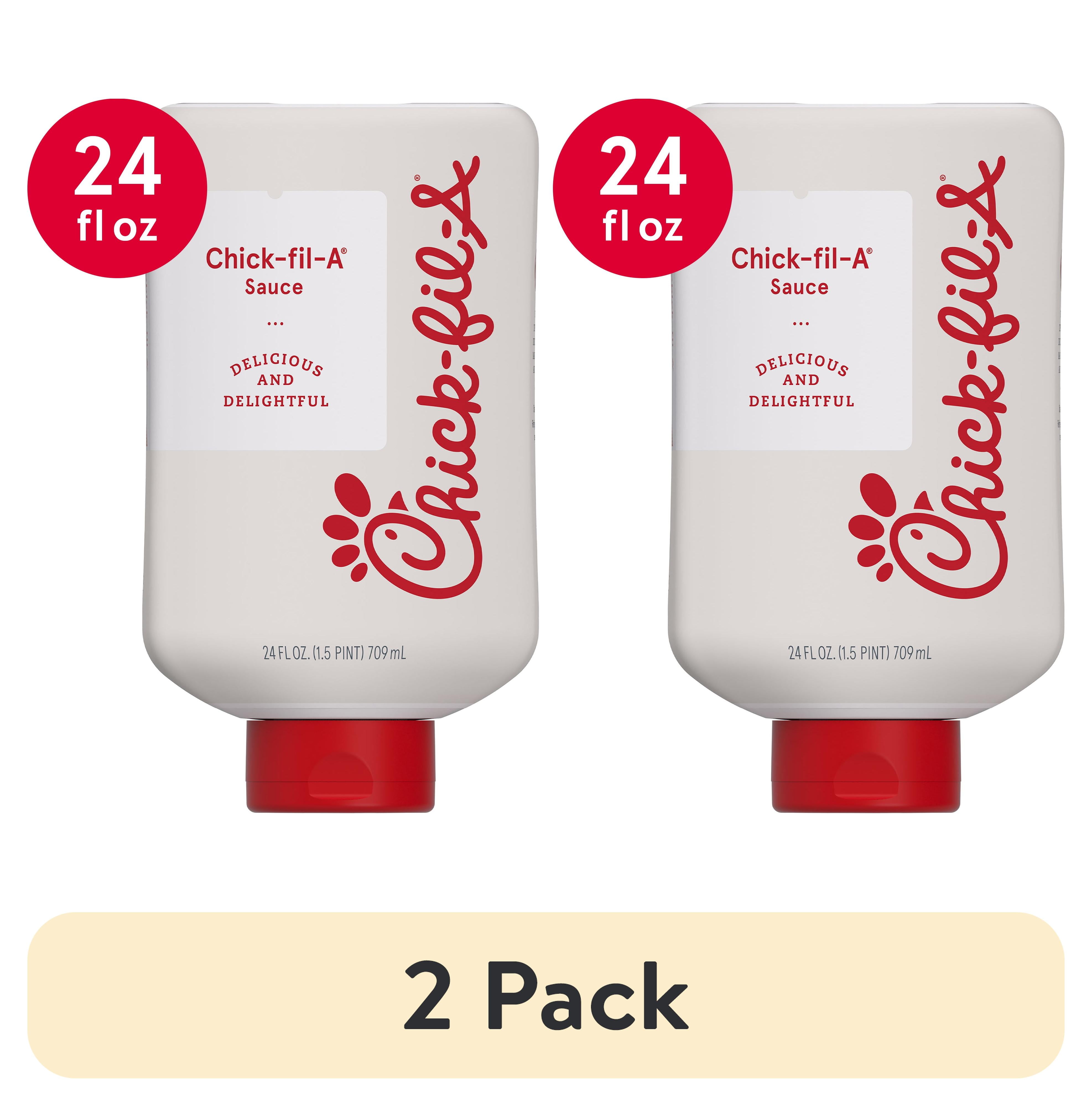 (2 pack) Chick-fil-A Sauce, 24 fl oz Squeeze Bottle - Walmart.com