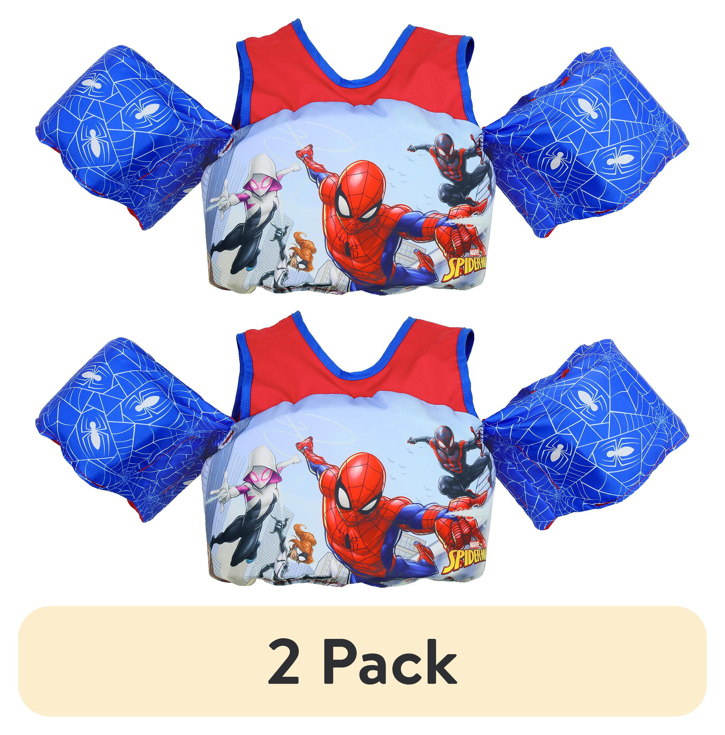 (2 pack) Spiderman Life Jacket for Kids, Children’s Paddle Pal Swim ...