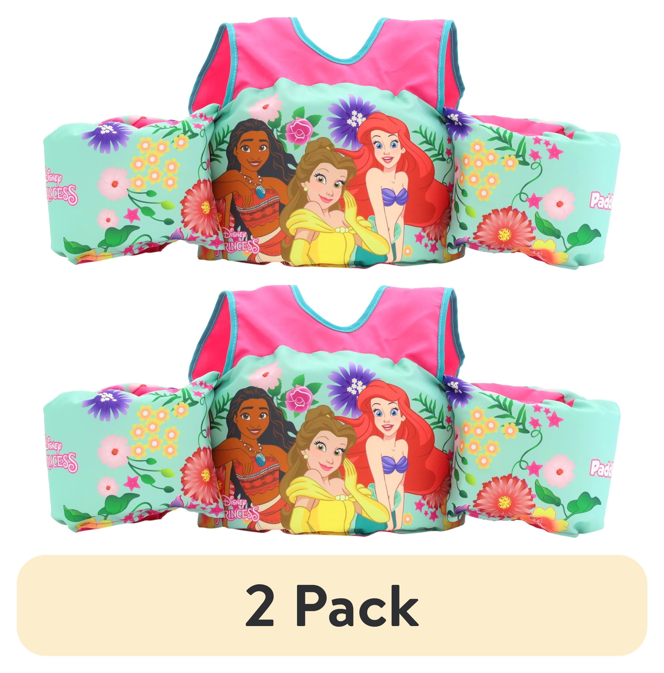 (2 pack) Little Mermaid Life Jackets for Kids, Children’s Paddle Pal ...
