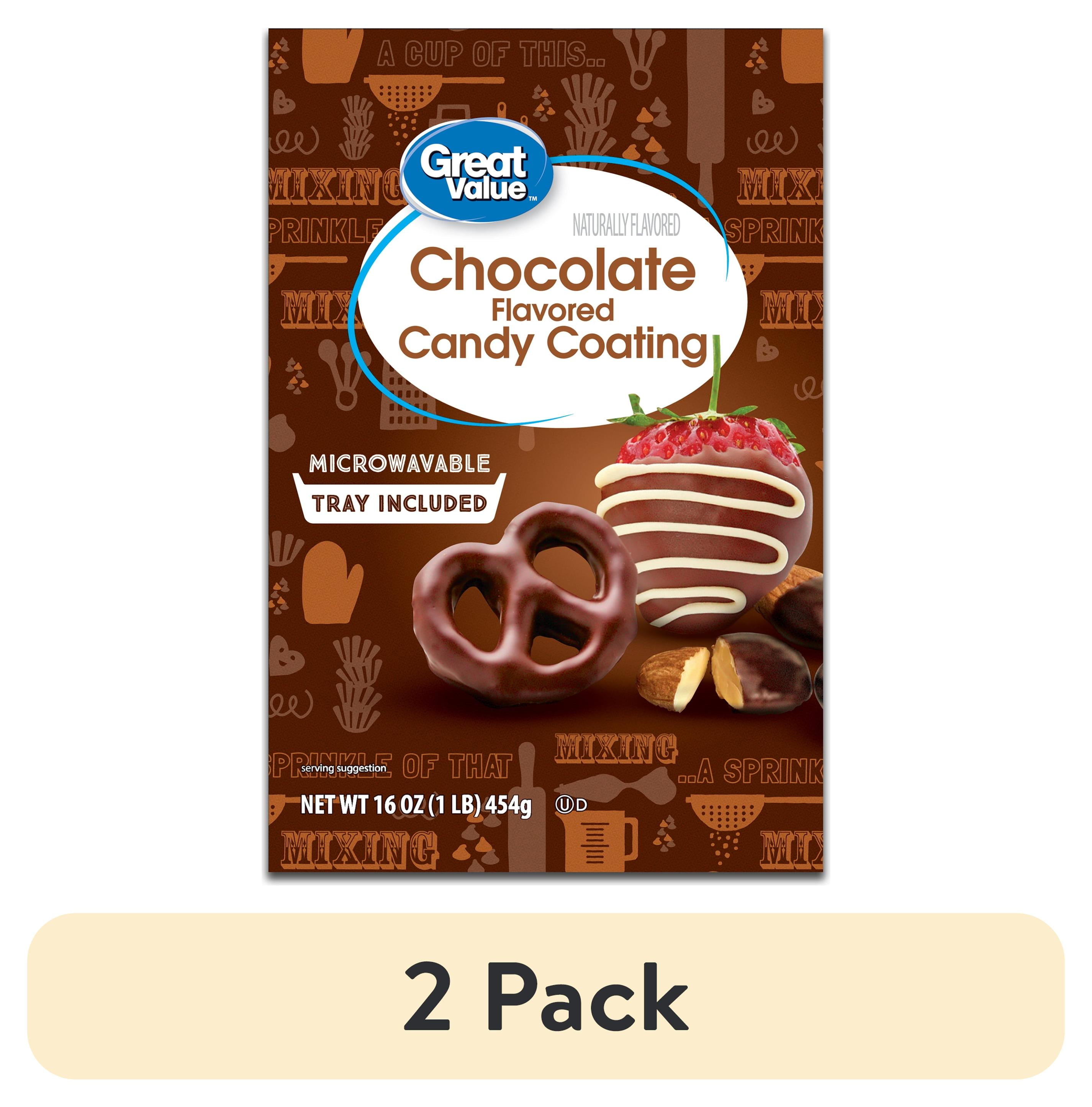 (2 pack) Great Value Chocolate Flavored Candy Coating, 16 oz - Walmart.com