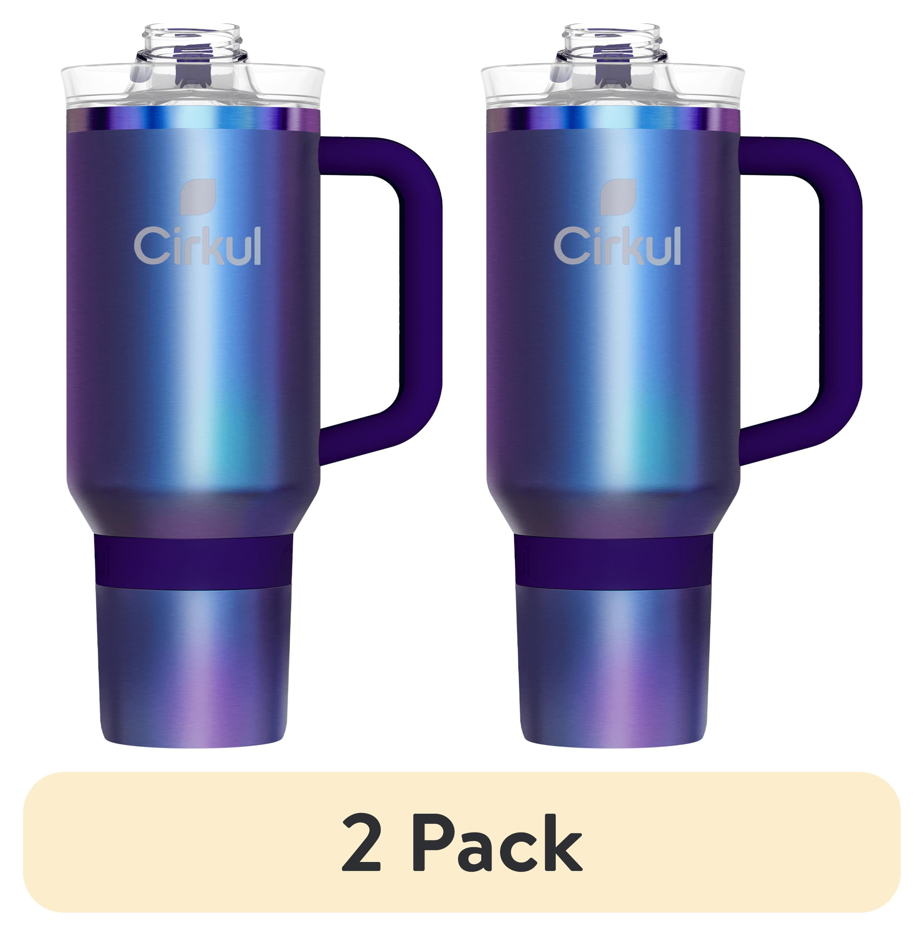 (2 pack) Cirkul 40oz All-Day StrawSip Double-Wall Insulated Stainless ...