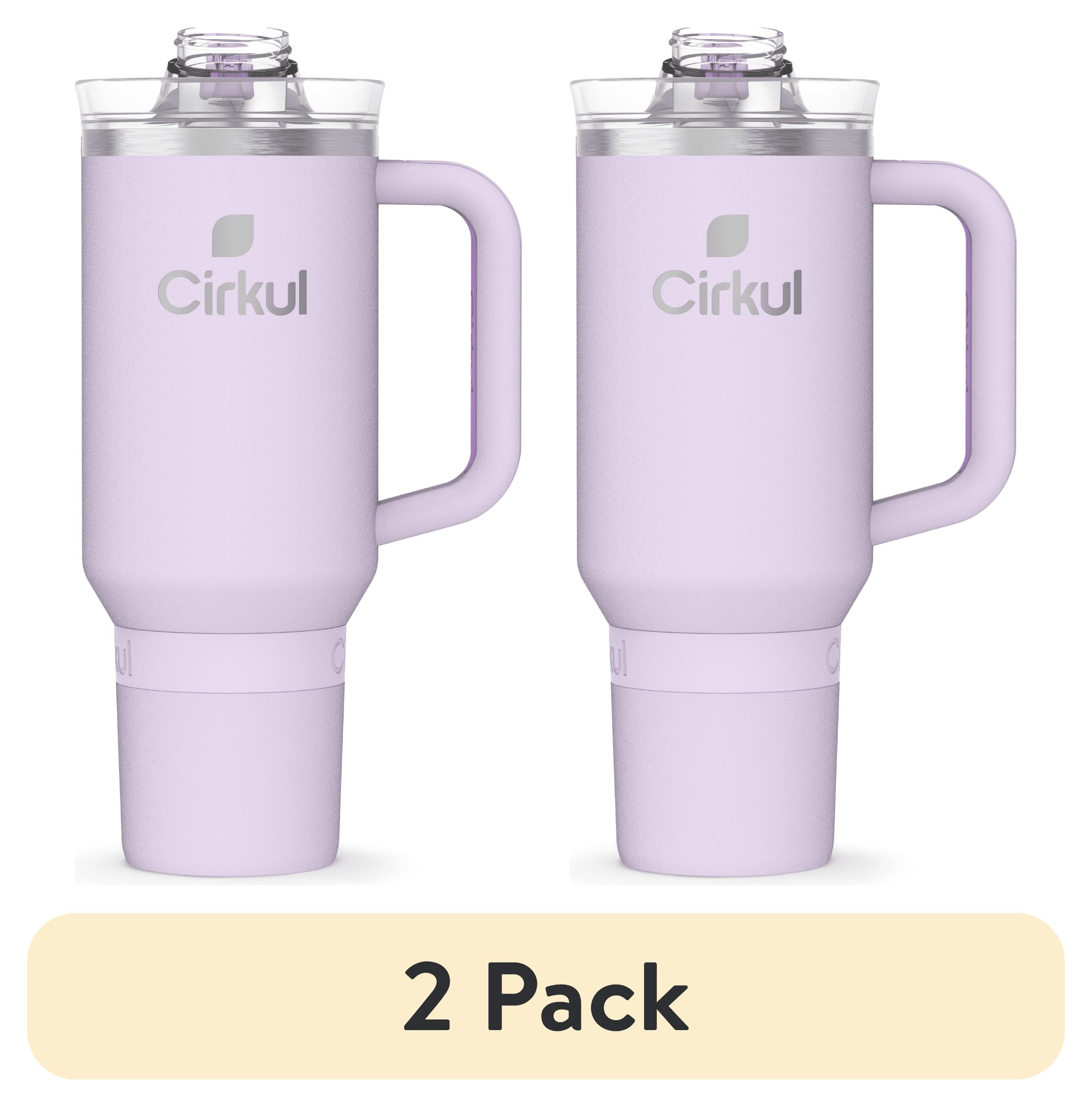 (2 pack) Cirkul 40oz All-Day StrawSip Double-Wall Insulated Stainless ...