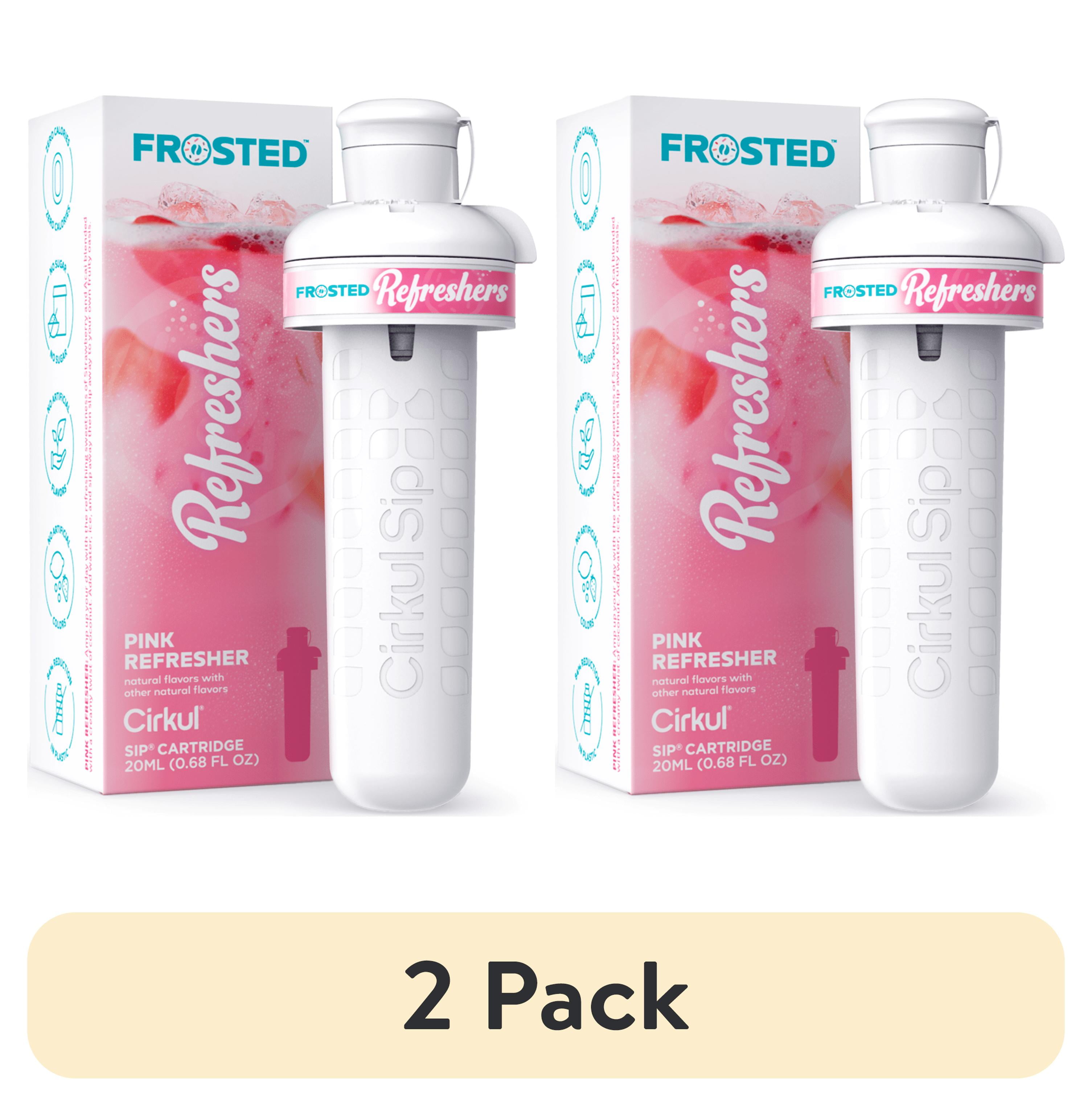 (2 pack) Cirkul Frosted Refreshers Pink Refresher Flavor Cartridge ...