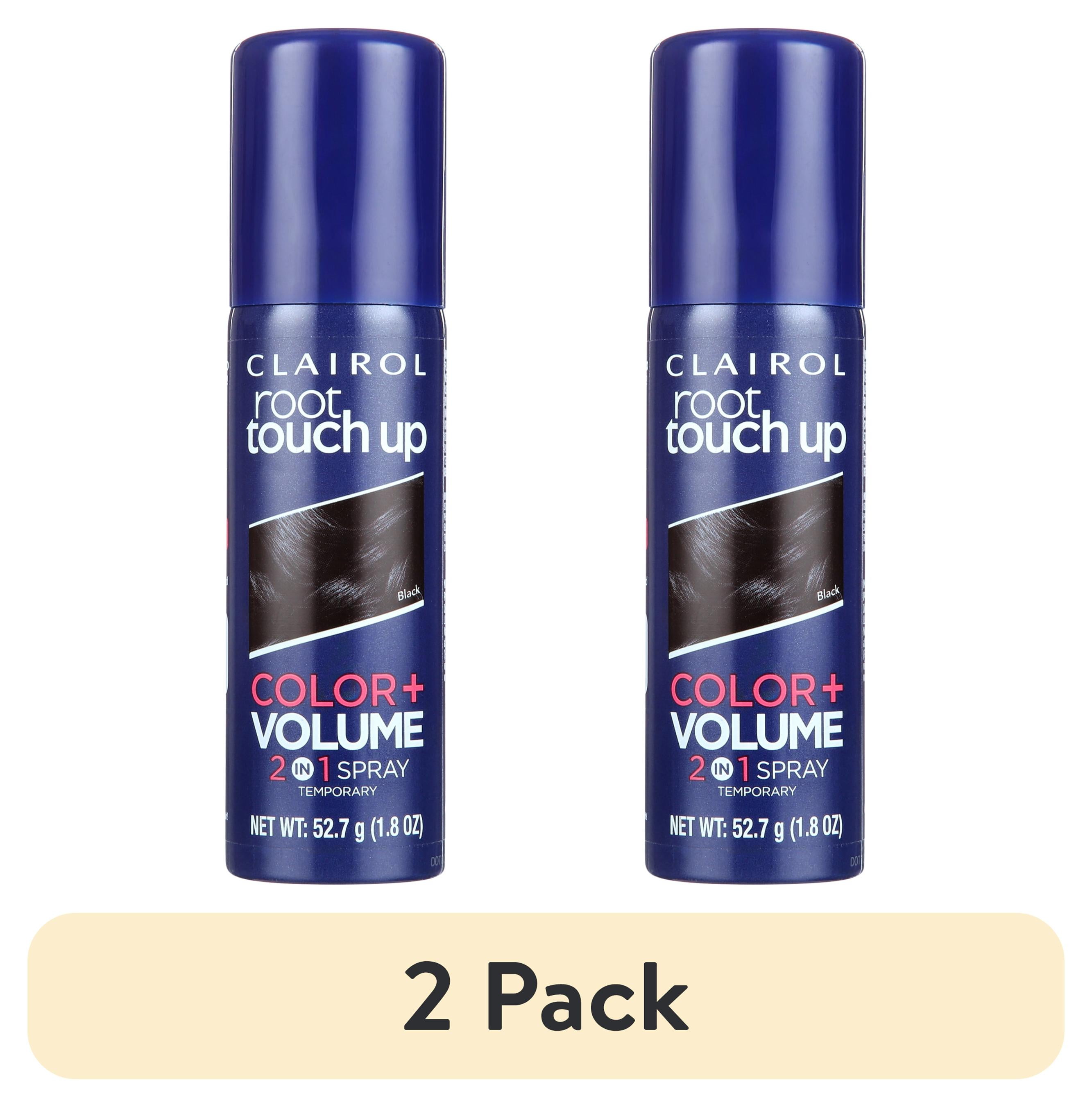(2 pack) Clairol Root Touch-Up Color and Volume 2-in-1 Spray, Temporary ...