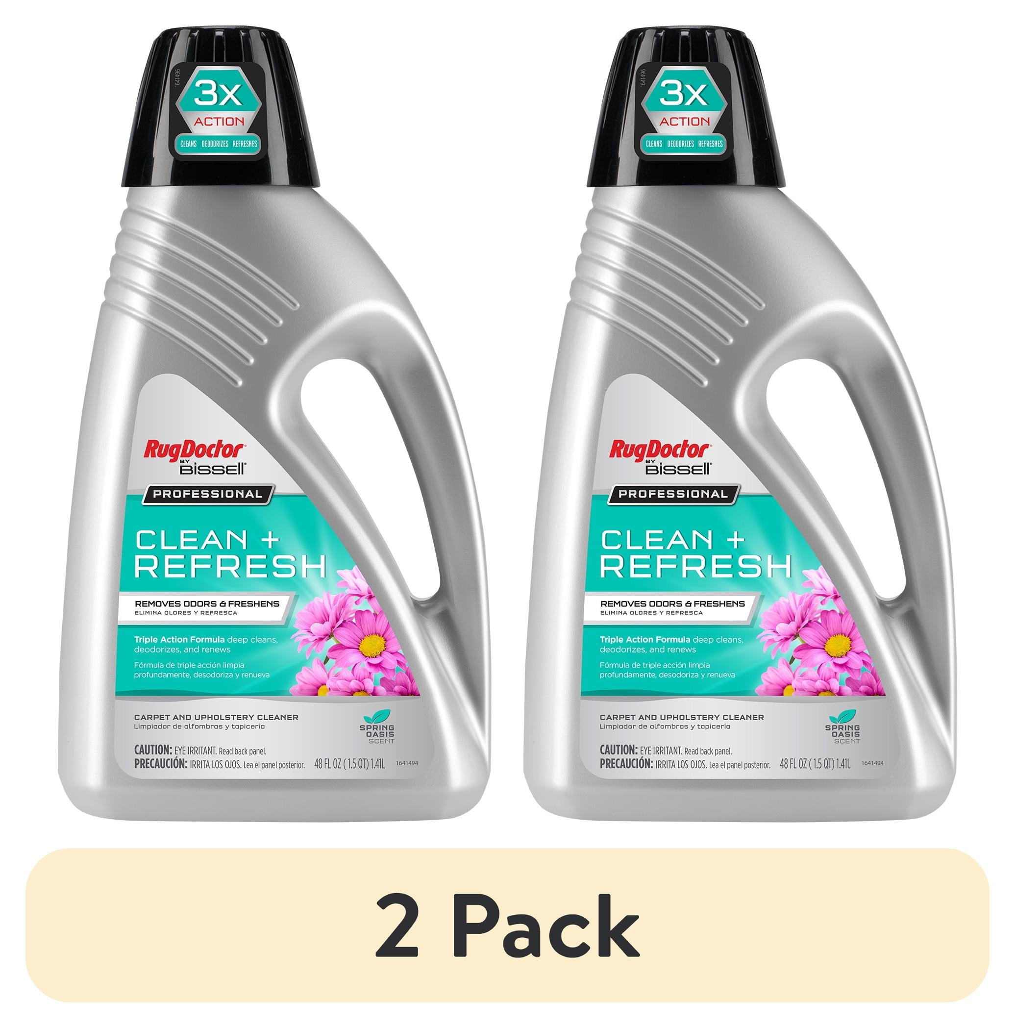 (2 pack) Rug Doctor by BISSELL Clean & Refresh Carpet Cleaner 48oz ...