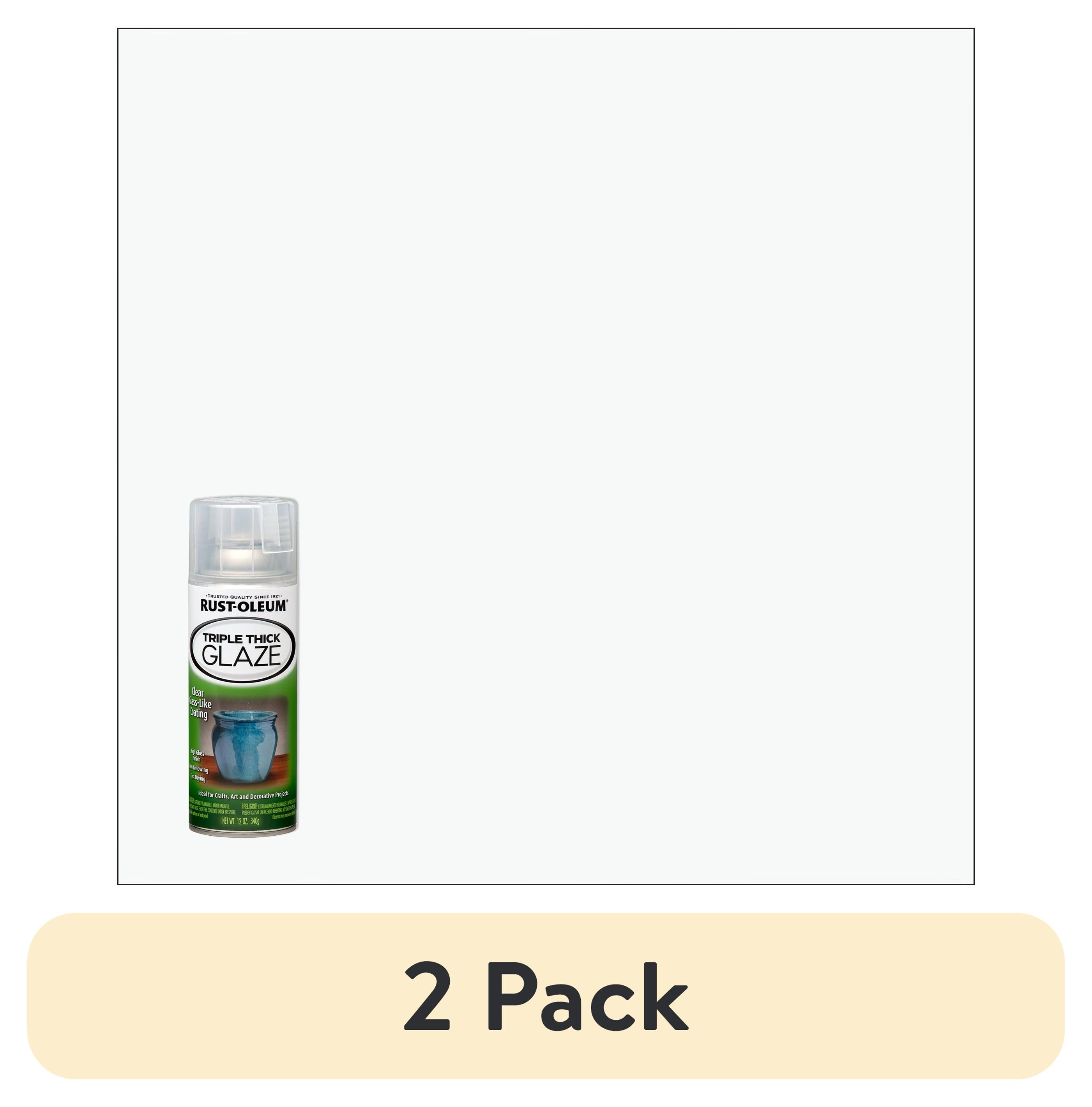 (2 pack) Clear, Rust-Oleum Specialty Gloss Triple Thick Glaze Spray ...
