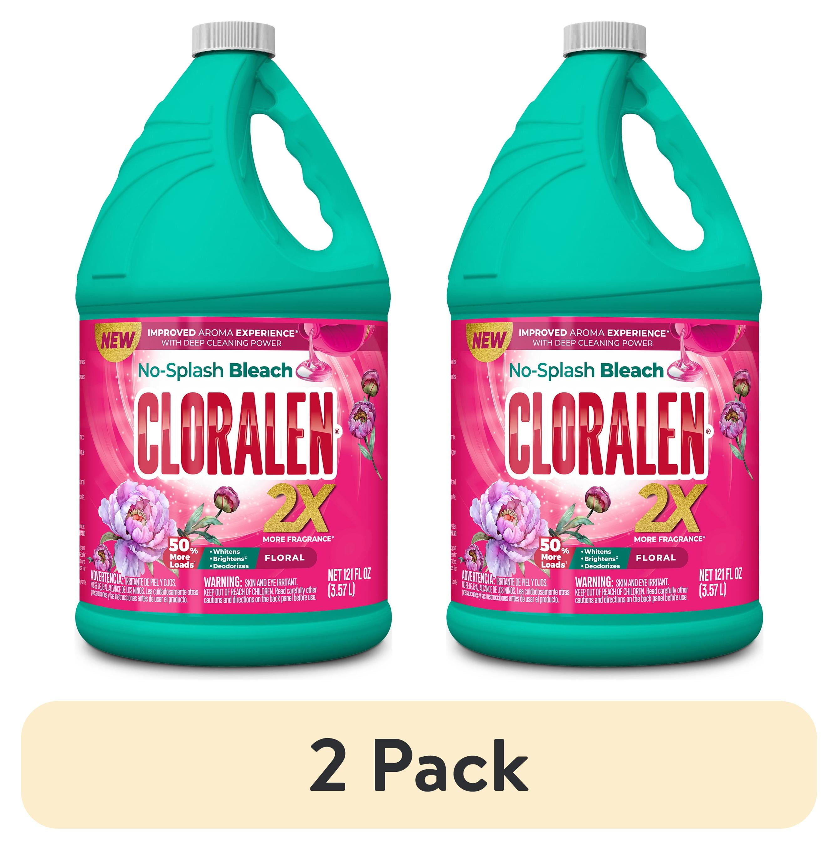 (2 pack) Cloralen No-Splash Liquid Scented Bleach, All Purpose Cleaner ...