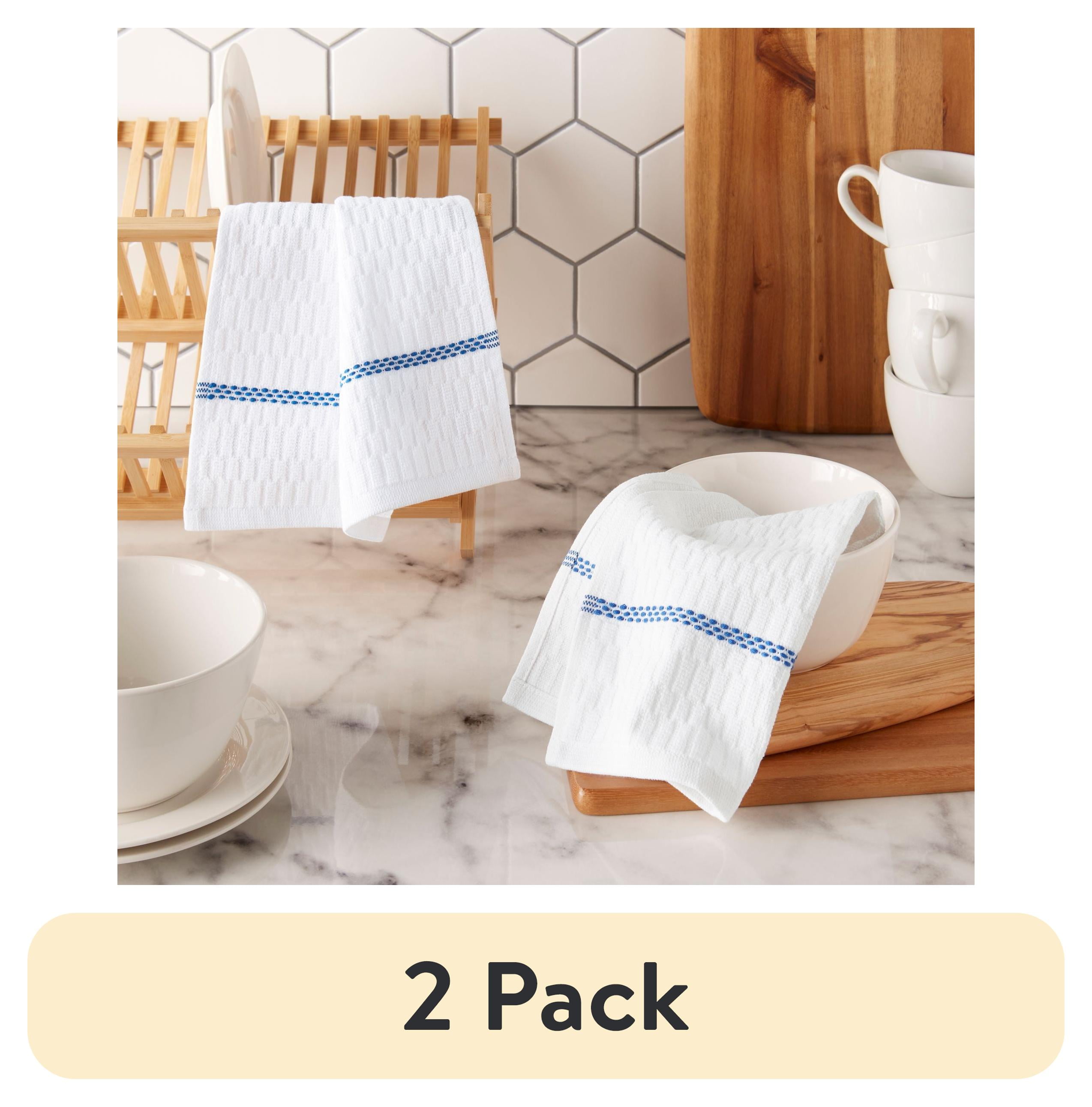 (2 pack) Clorox Dish Cloth, Navy, 12"W x 12"L, 2 Piece - Walmart.com