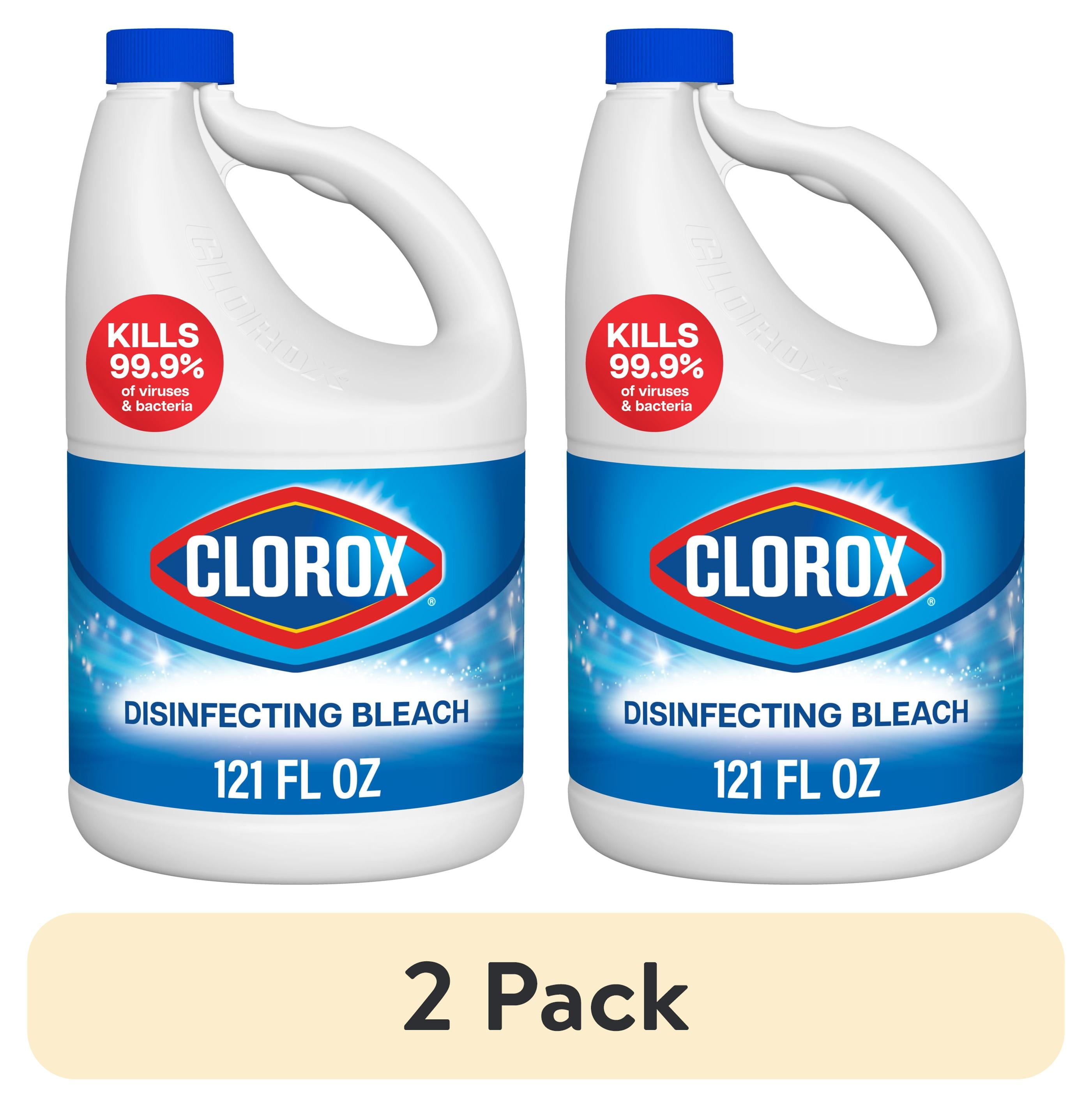 (2 pack) Clorox Disinfecting Liquid Bleach Cleaner, Regular Scent, 121 ...