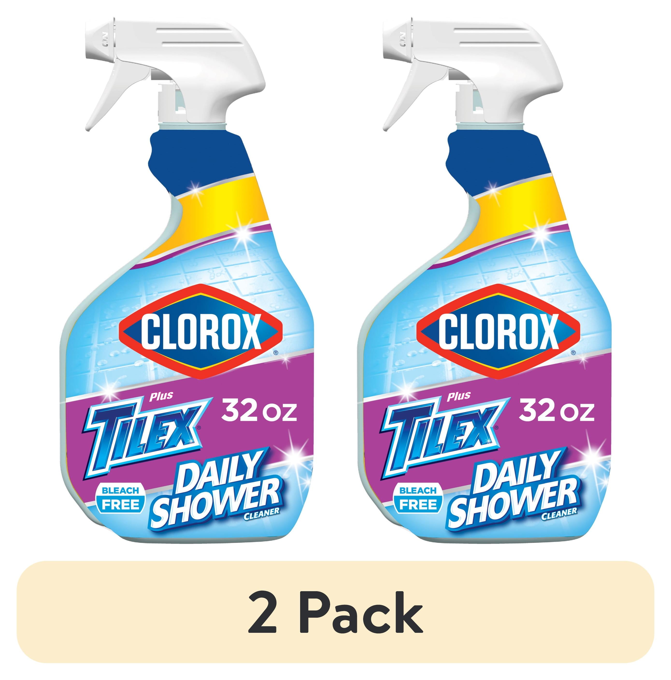 (2 pack) Clorox Plus Tilex Daily Shower Cleaner and Bathroom Spray, 32 ...