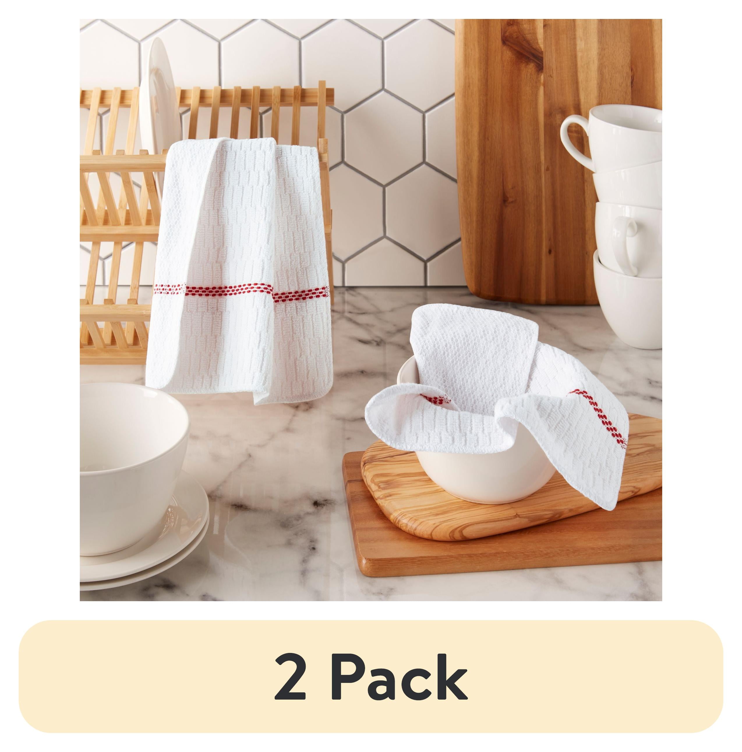 (2 pack) Clorox Scrubber Dish Cloth, Red, 12"W x 12"L, 2 Piece ...