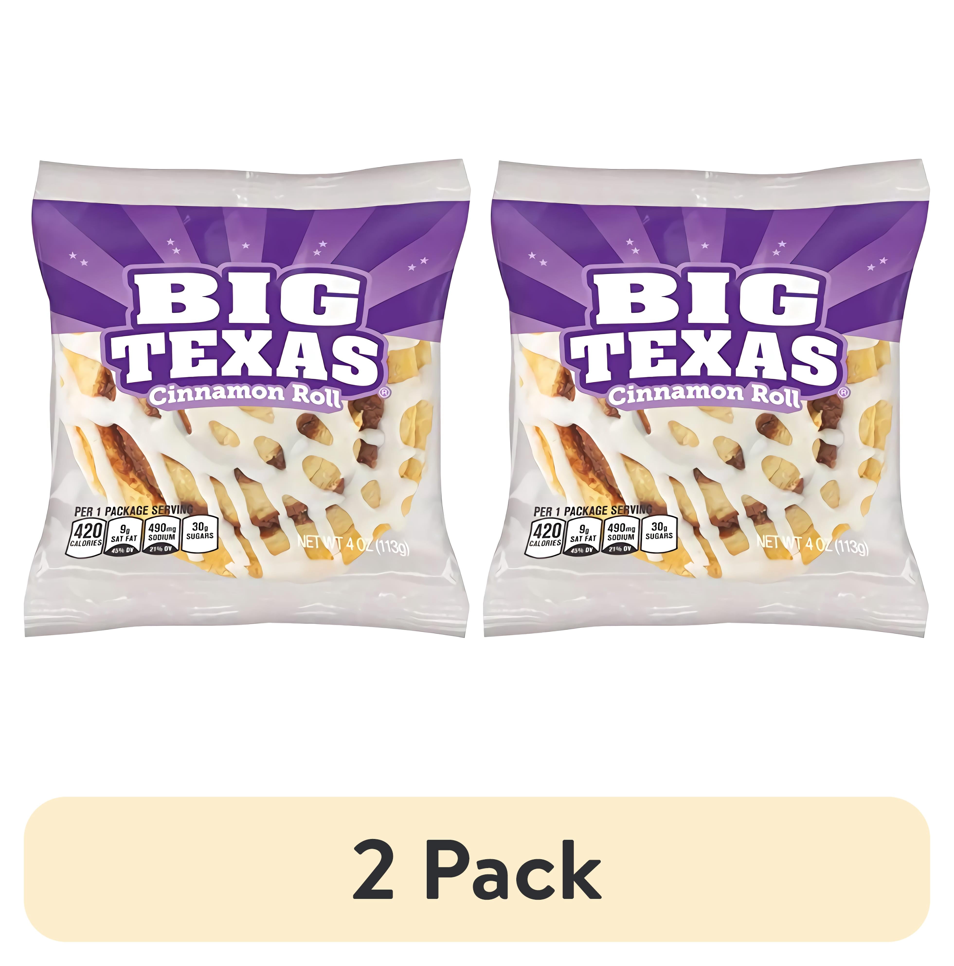 (2 pack) Cloverhill Big Texas Cinnamon Rolls, Individually Packaged ...