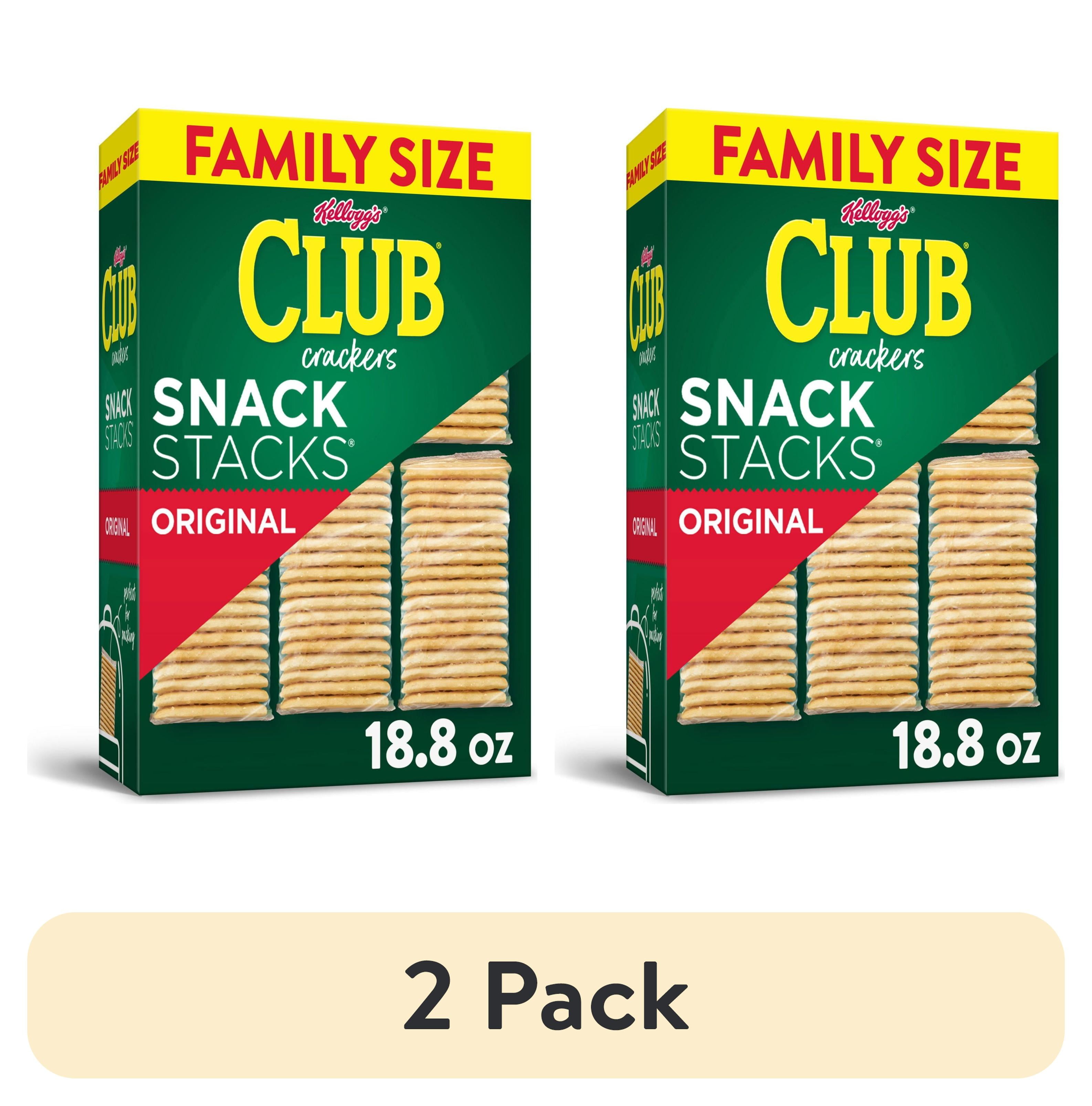 (2 pack) Club Snack Stacks Original Crackers, Lunch Snacks, 9 Count ...
