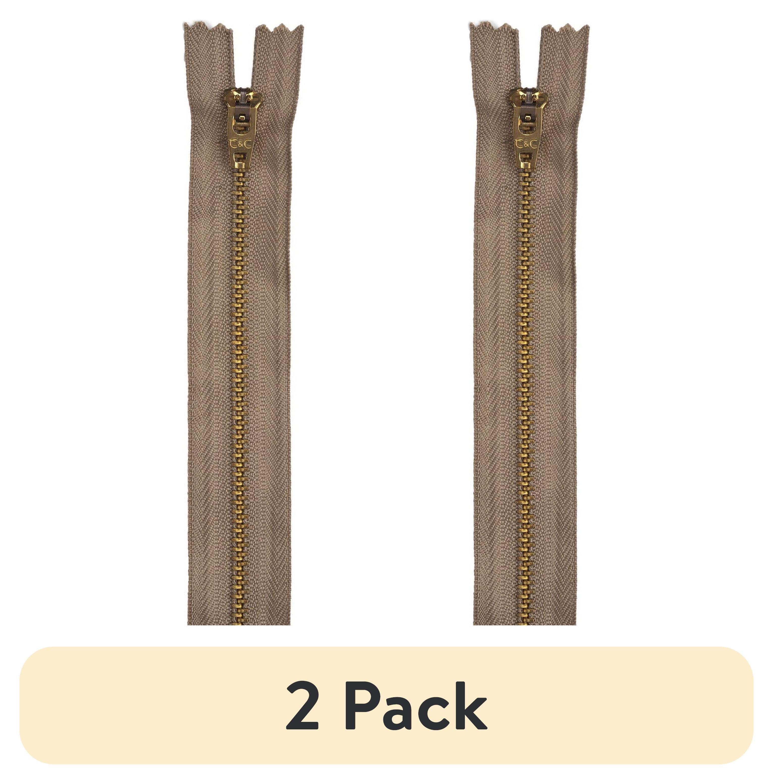 (2 pack) Coats 30" Extra-Long Metal Zipper, 1 Each - Walmart.com
