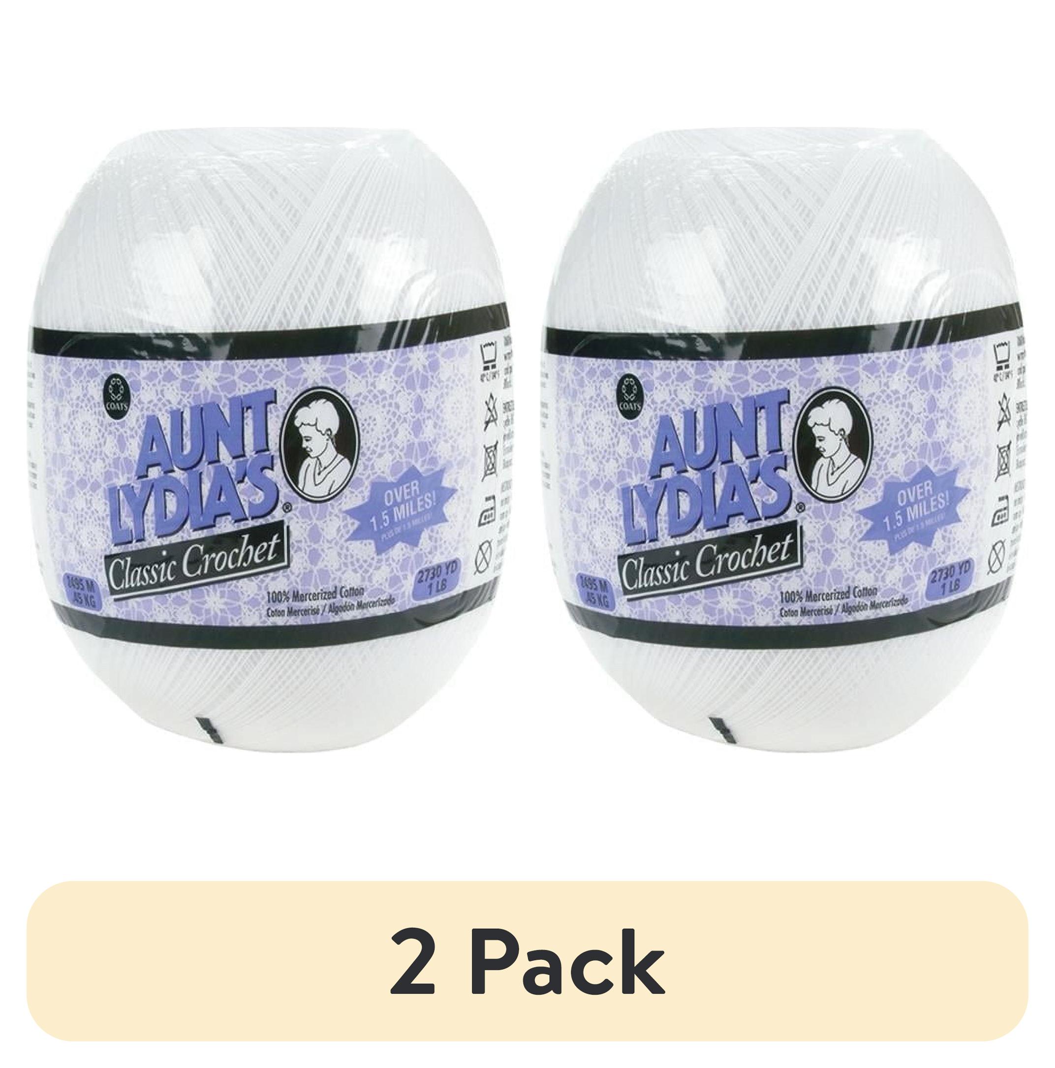 (2 pack) Coats - Crochet & Floss 154-1 Aunt Lydias Crochet Cotton ...