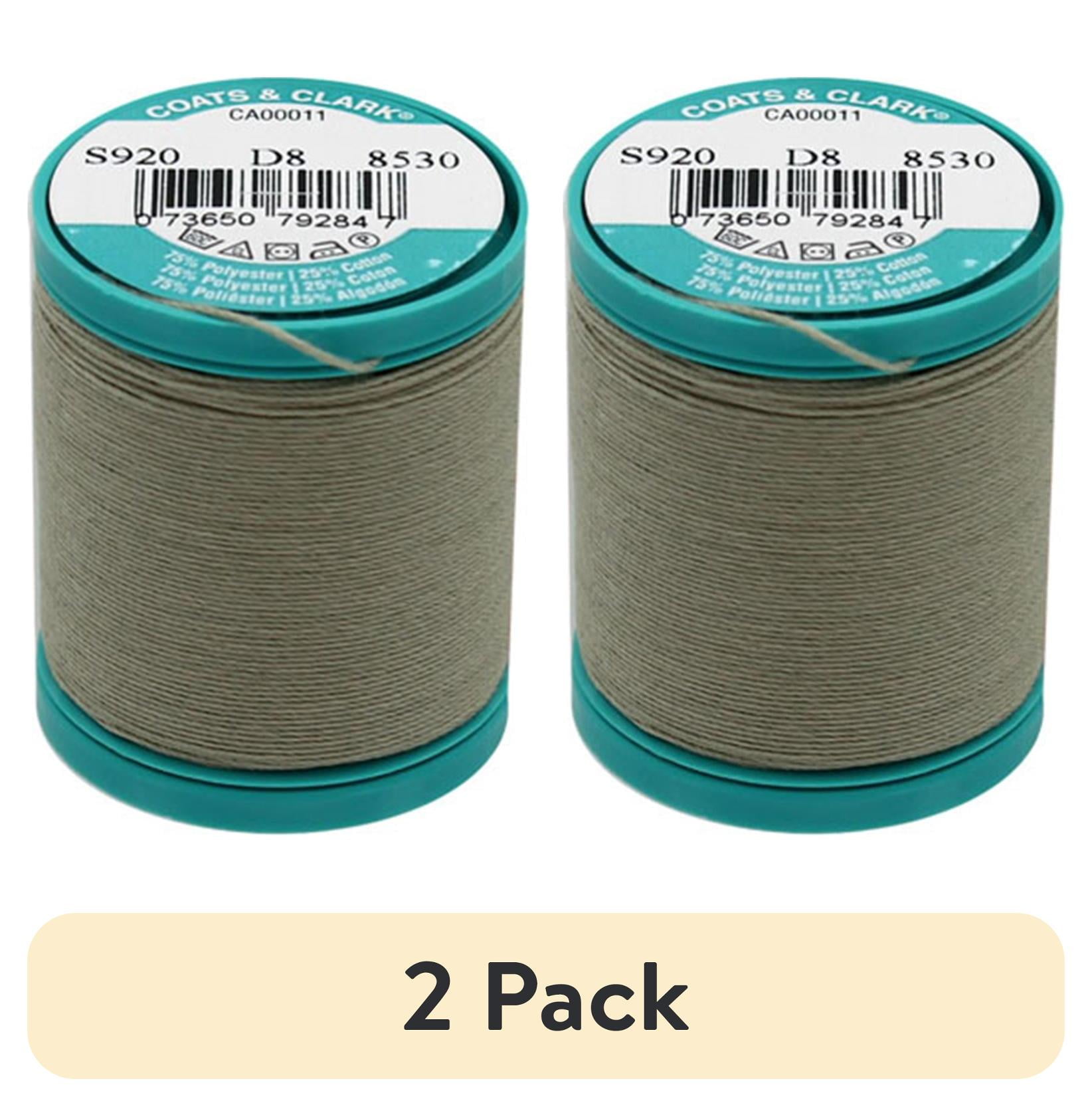 (2 pack) Coats Dual Duty Plus Button & Carpet Thread 50yd-Dogwood ...
