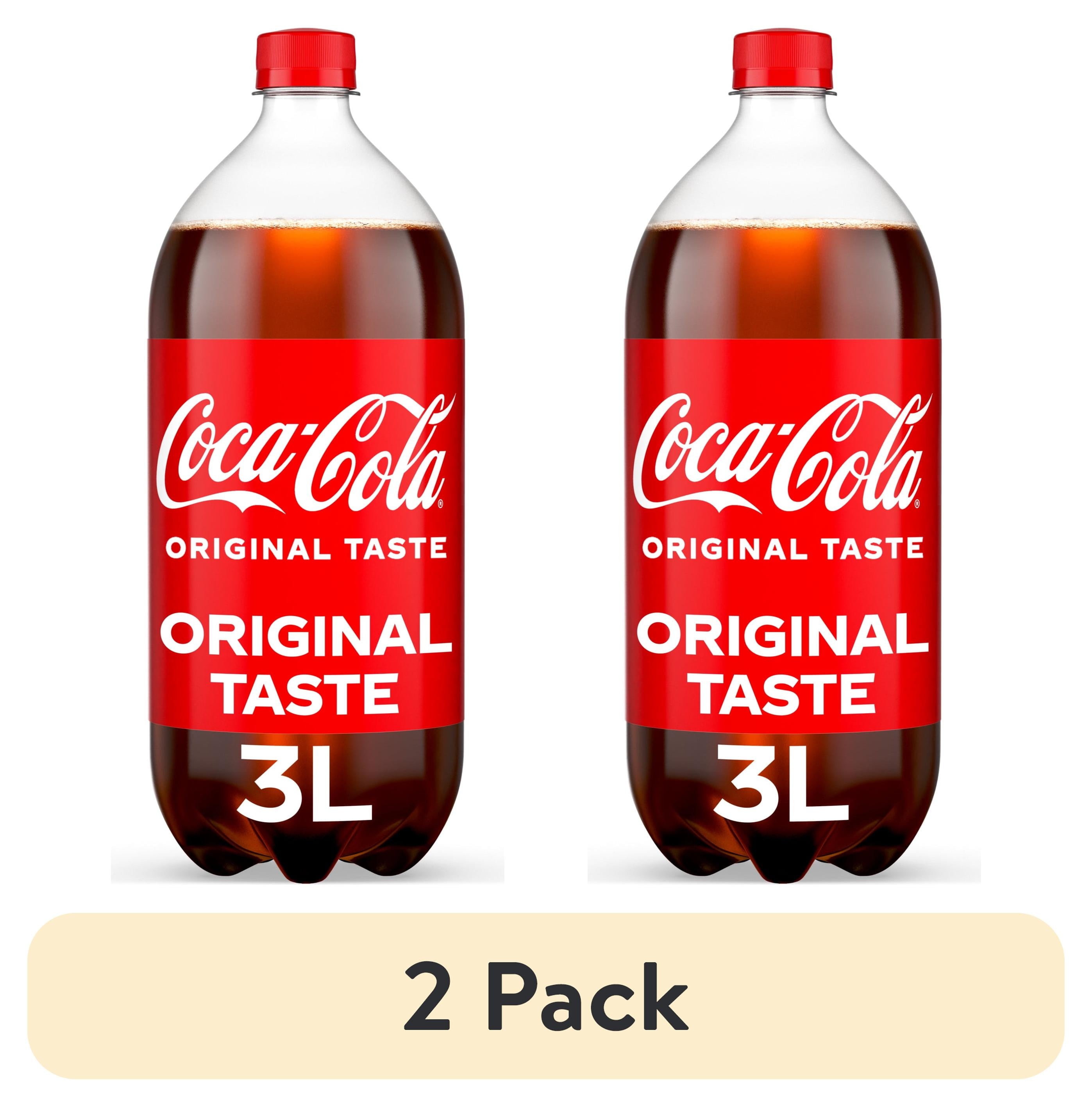(2 pack) Coca-Cola Soda Pop Bottle, 3 Liters - Walmart.com