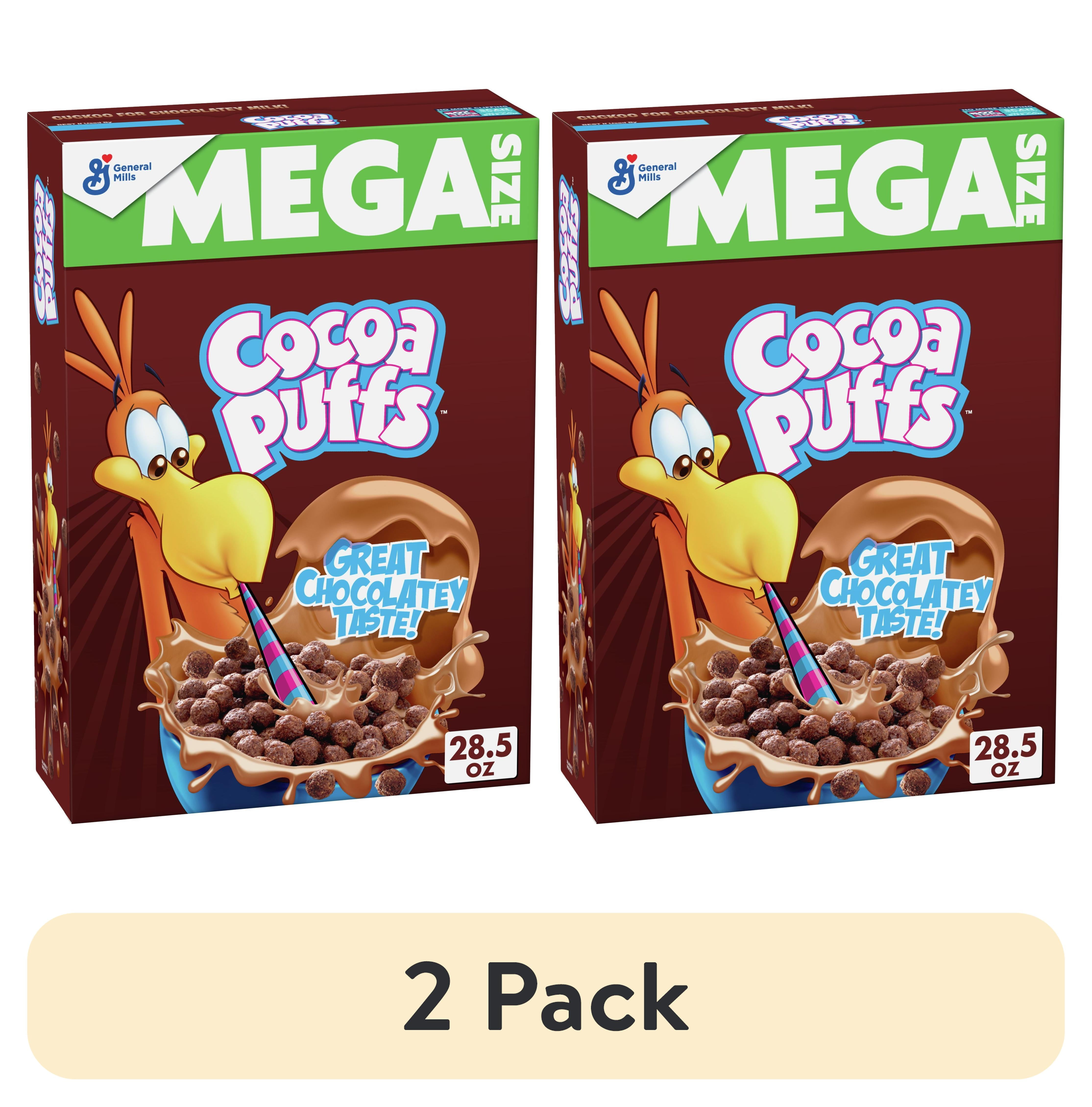 (2 pack) Cocoa Puffs, Chocolate Breakfast Cereal with Whole Grains ...