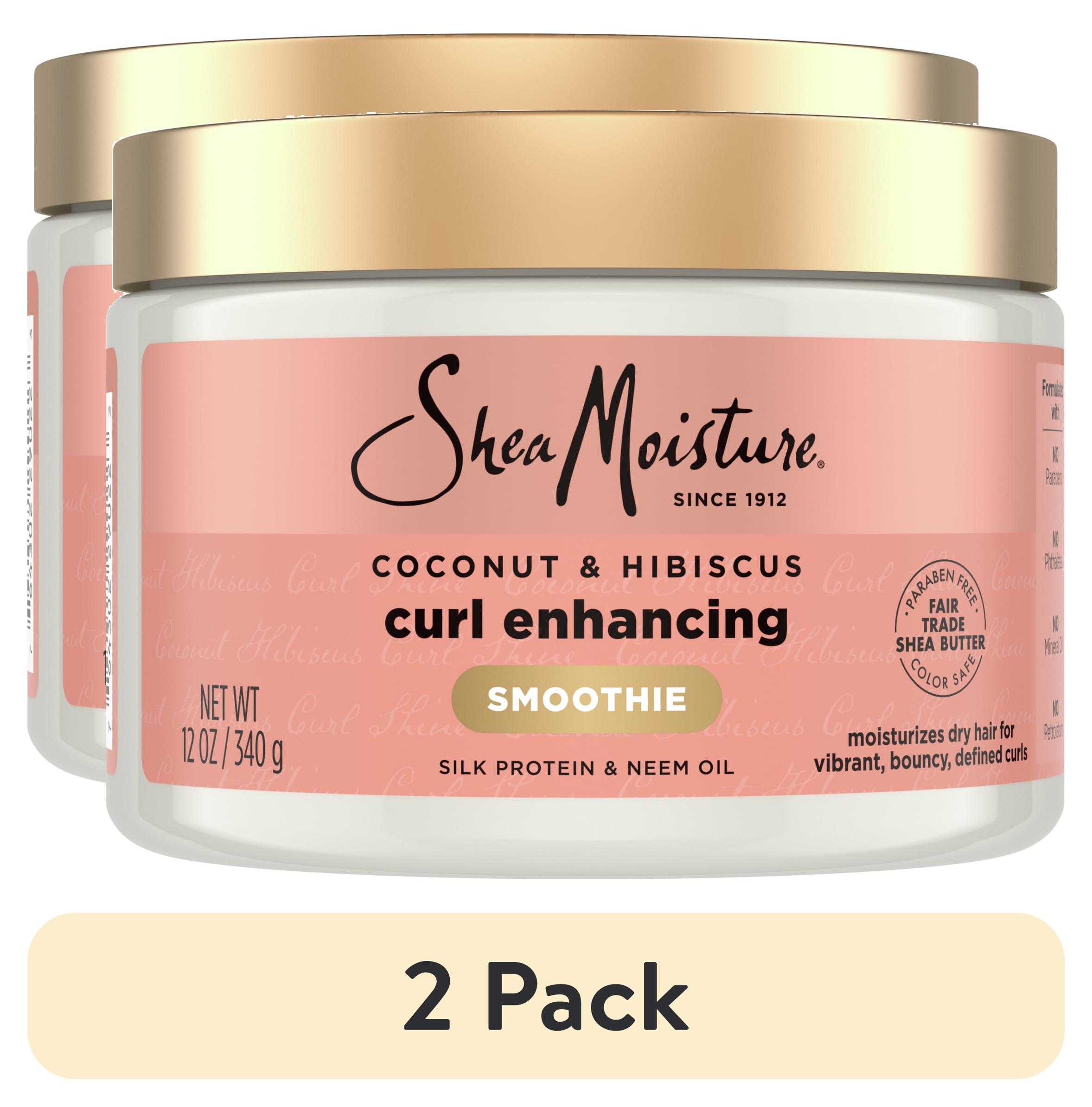 (2 pack) SheaMoisture Smoothie Curl Enhancing Hair Cream Coconut ...