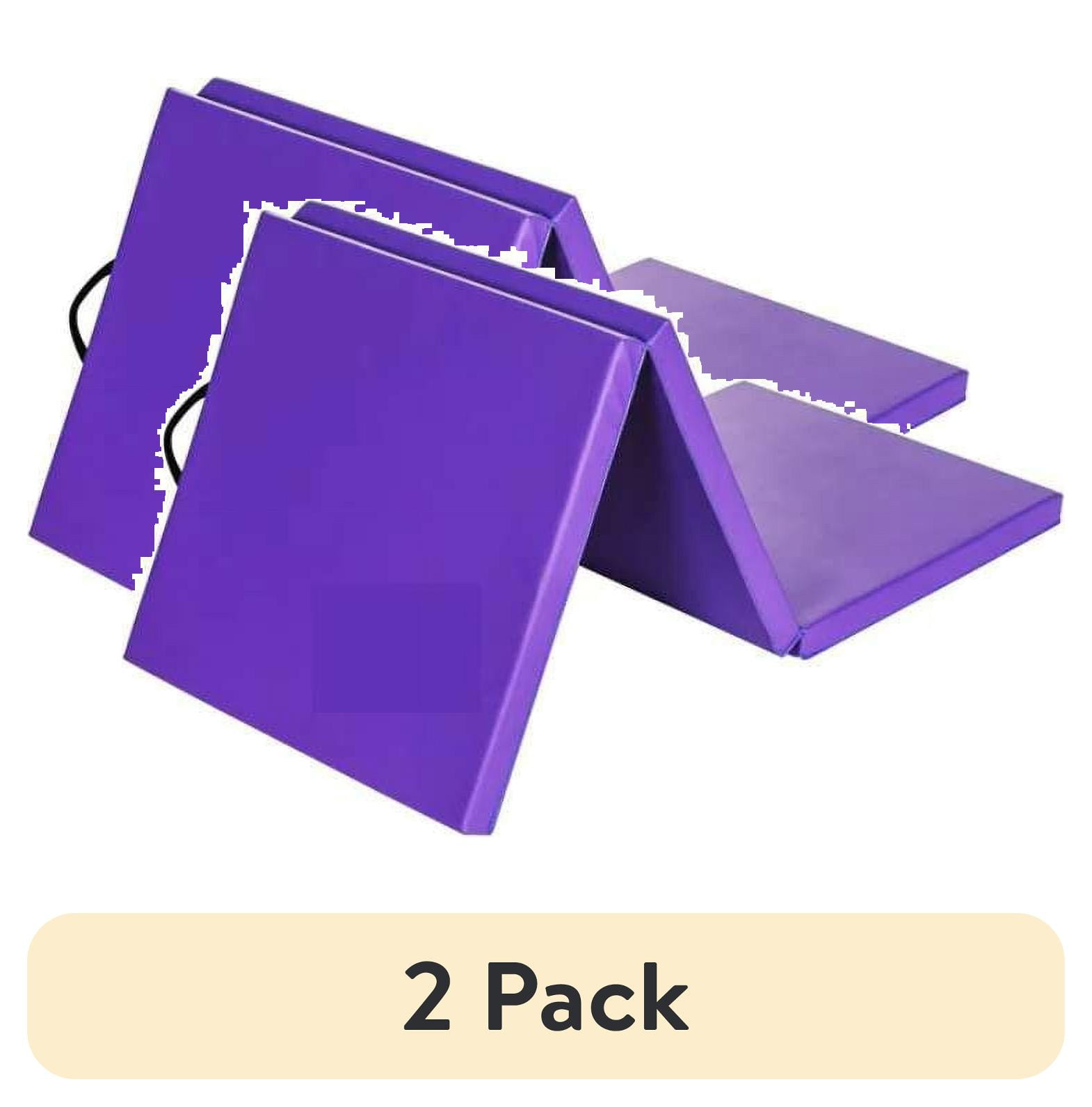 (2 pack) Coinus Sports Tri-Fold Gymnastics Exercise Mat with Handles, 6 ...