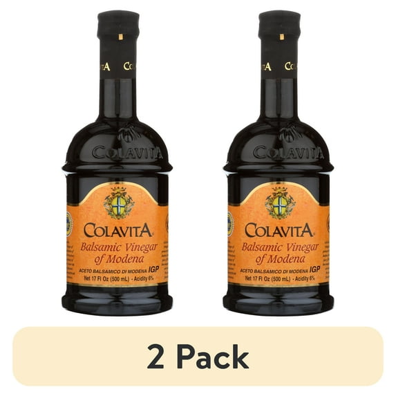 (2 pack) Colavita Balsamic Vinegar of Modena IGP, 17 Fluid Ounce Bottle ...