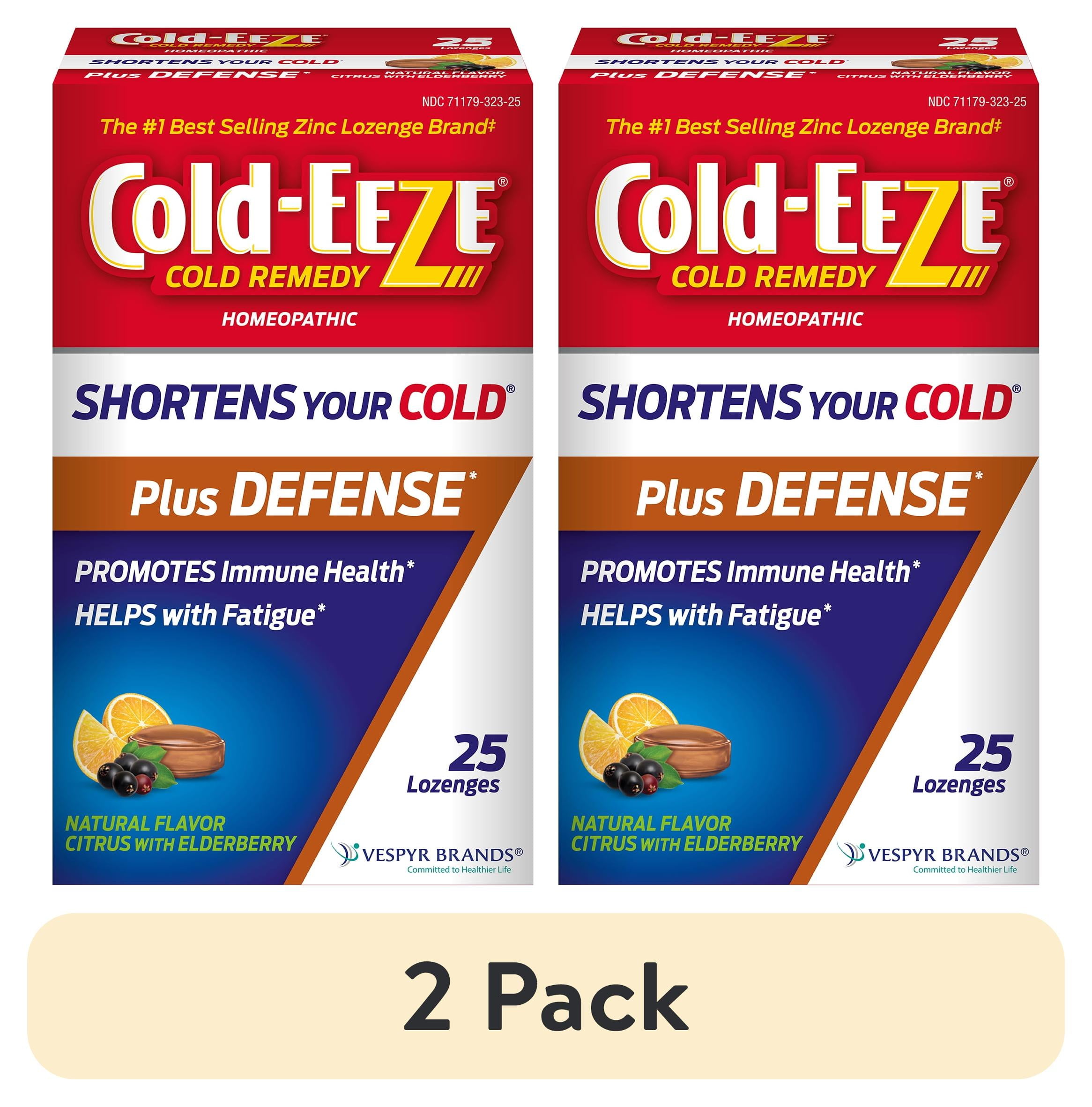 (2 pack) Cold-EEZE Plus Defense Lozenges, Natural Citrus with ...