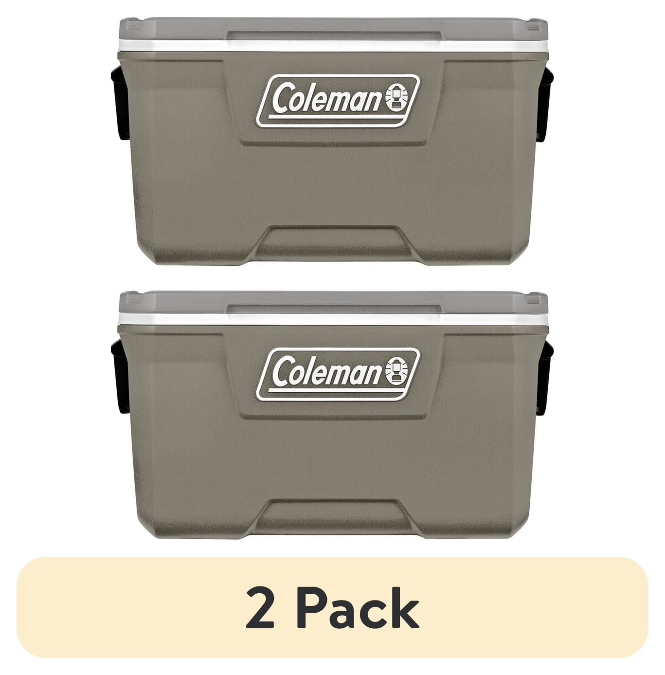 (2 pack) Coleman 316 Series 70QT Hard Chest Cooler, Silver Ash ...