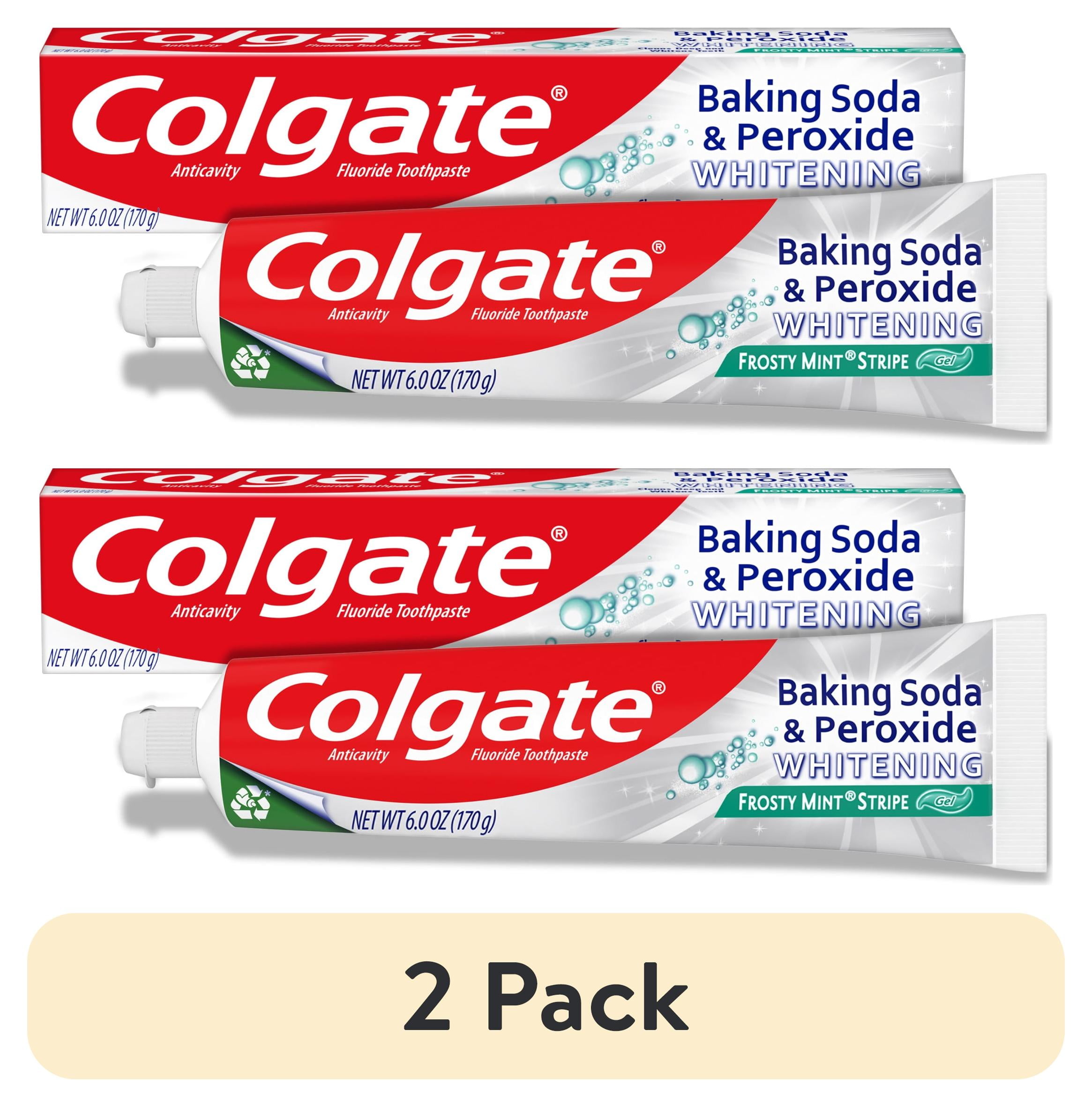 (2 pack) Colgate Baking Soda and Peroxide Whitening Toothpaste Gel ...