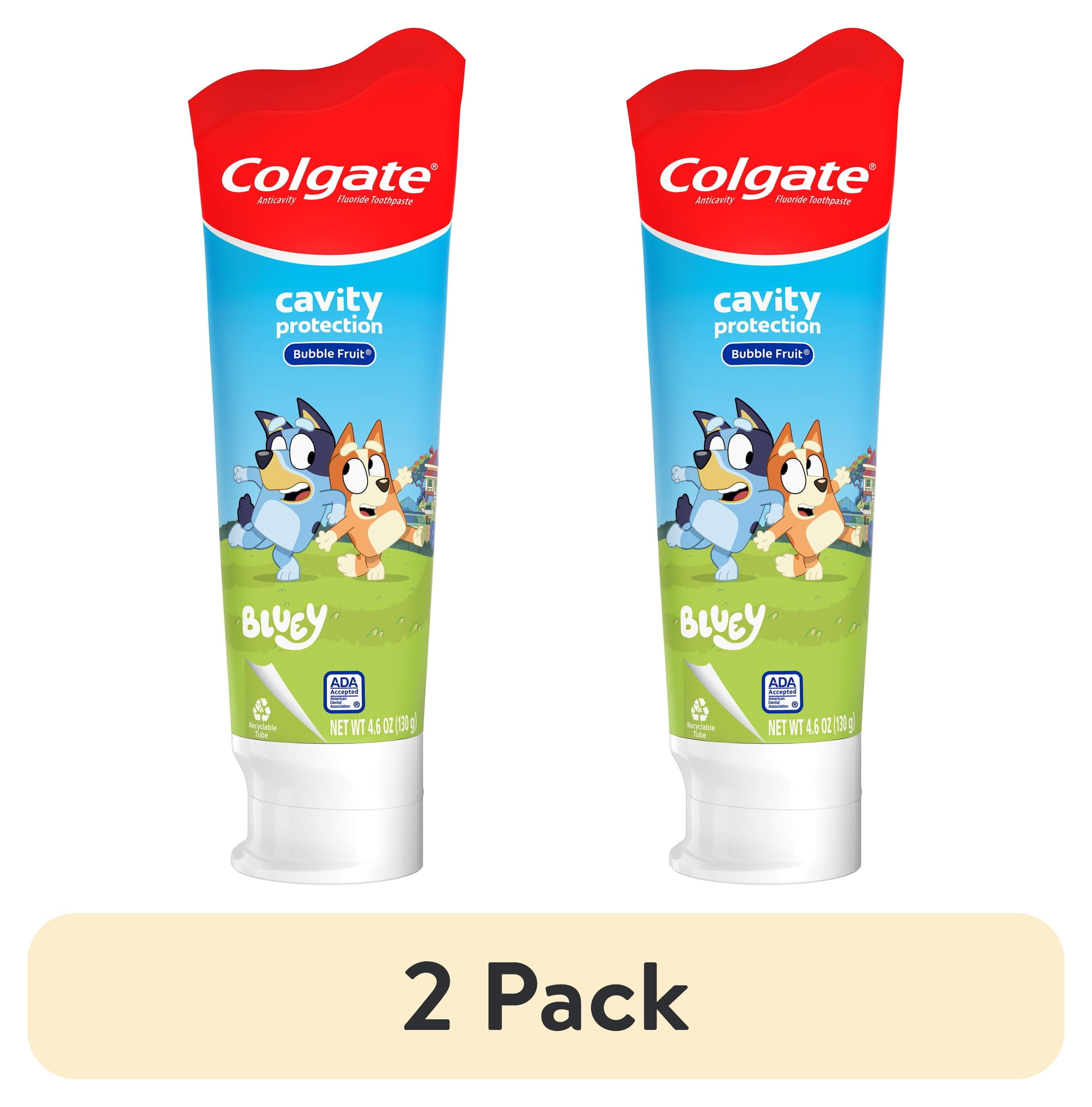 (2 pack) Colgate Bluey Kids Toothpaste with Fluoride, Cavity Protection ...