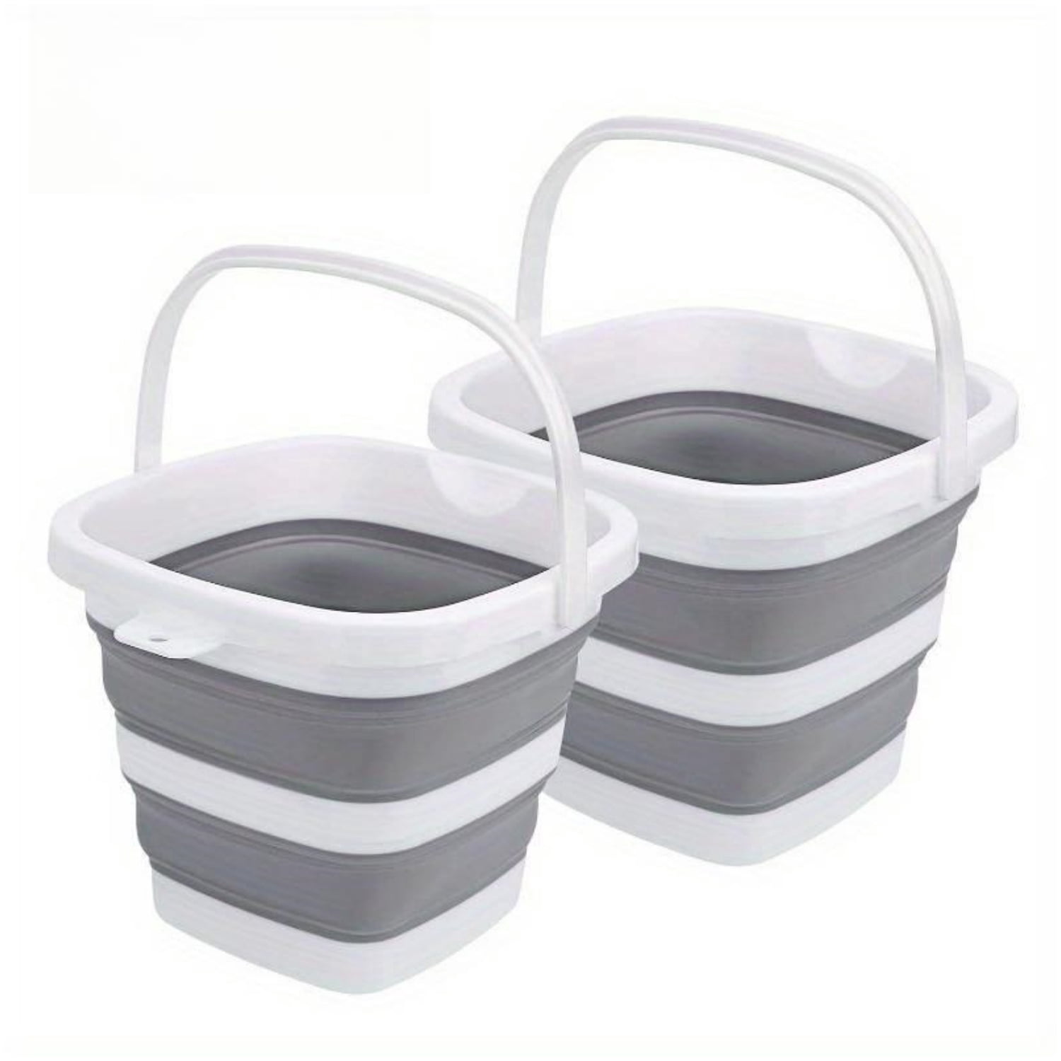 2 pack Collapsible Buckets 5l 1.3gallon Small Cleaning Bucket For ...