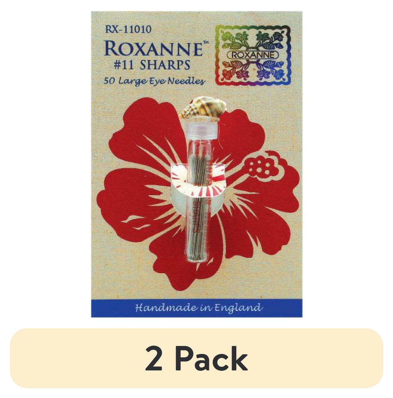 (2 pack) Colonial Needle Roxanne Sharps Hand Needles (Pack of 50 ...